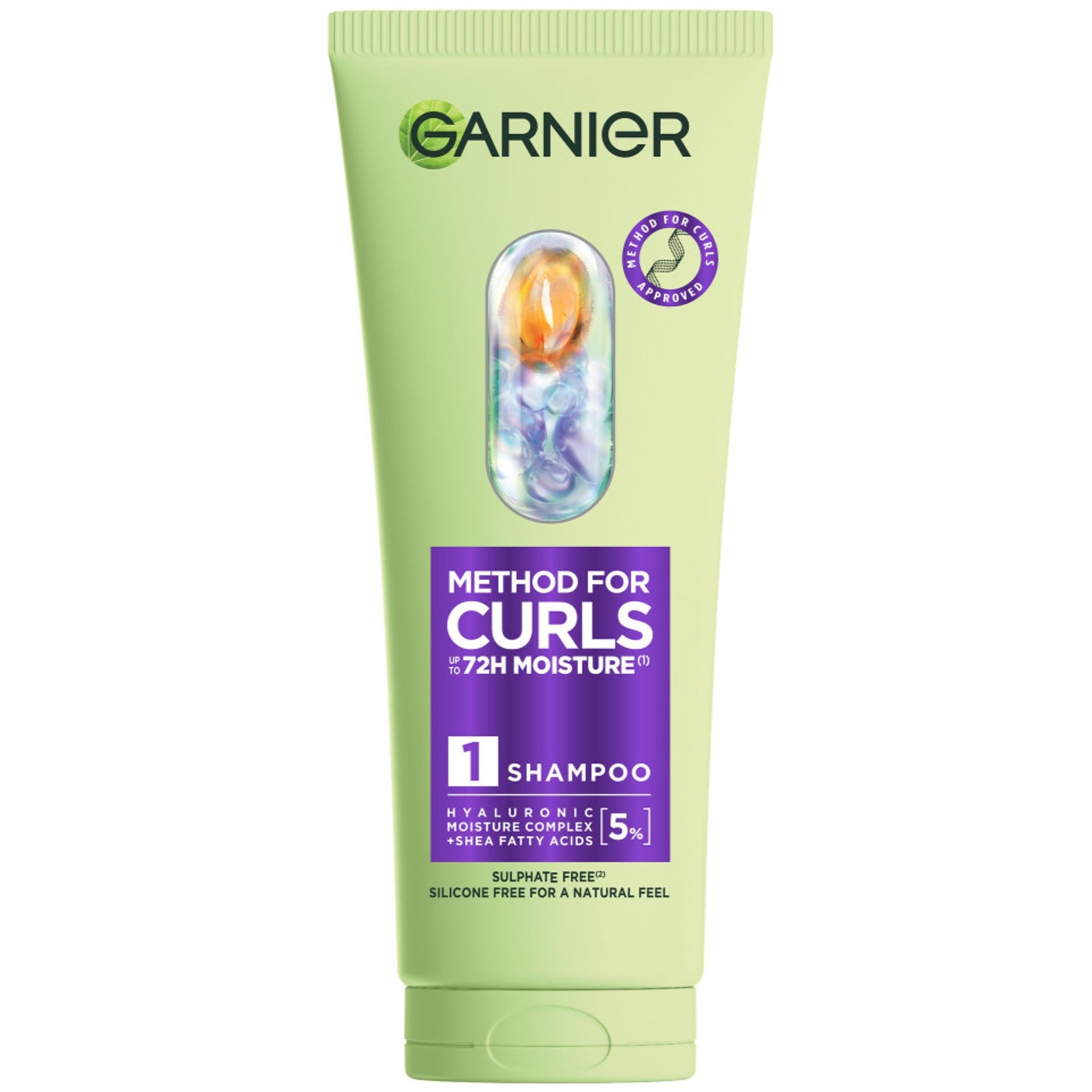 Garnier Method For Curls Shampoo, up to 72H moisture and definition ...