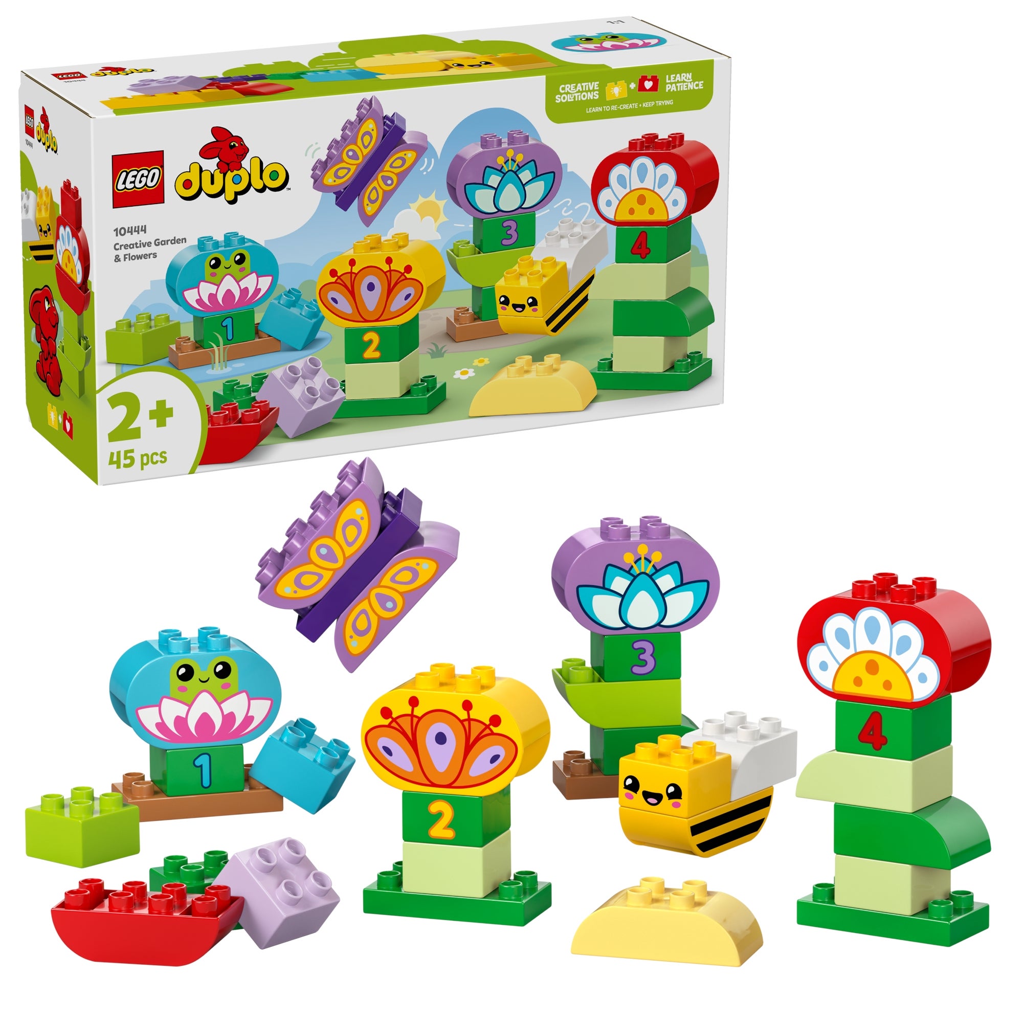 LEGO DUPLO Creative Garden & Flowers Stacking Toys Set 10444 | Zavvi UK