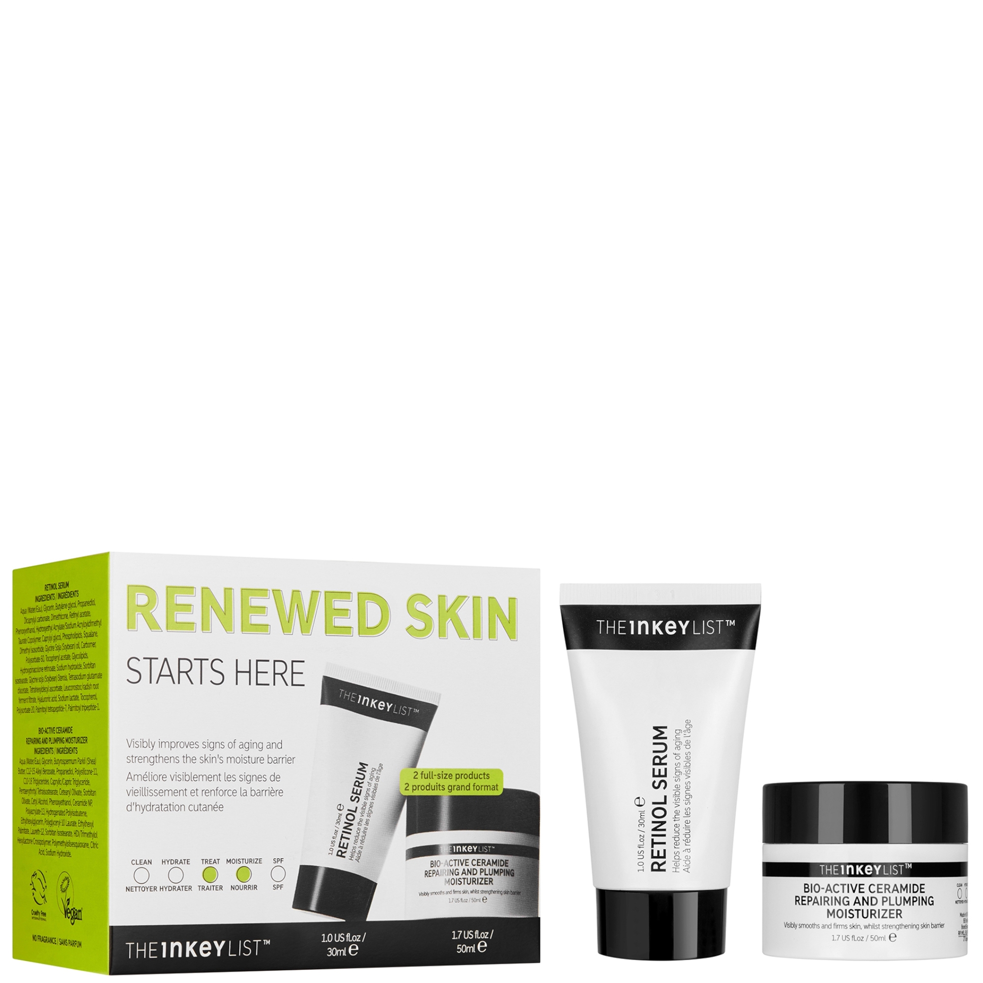 The Inkey List Renewed Skin Starts Here (Worth £33.00) | Cult Beauty