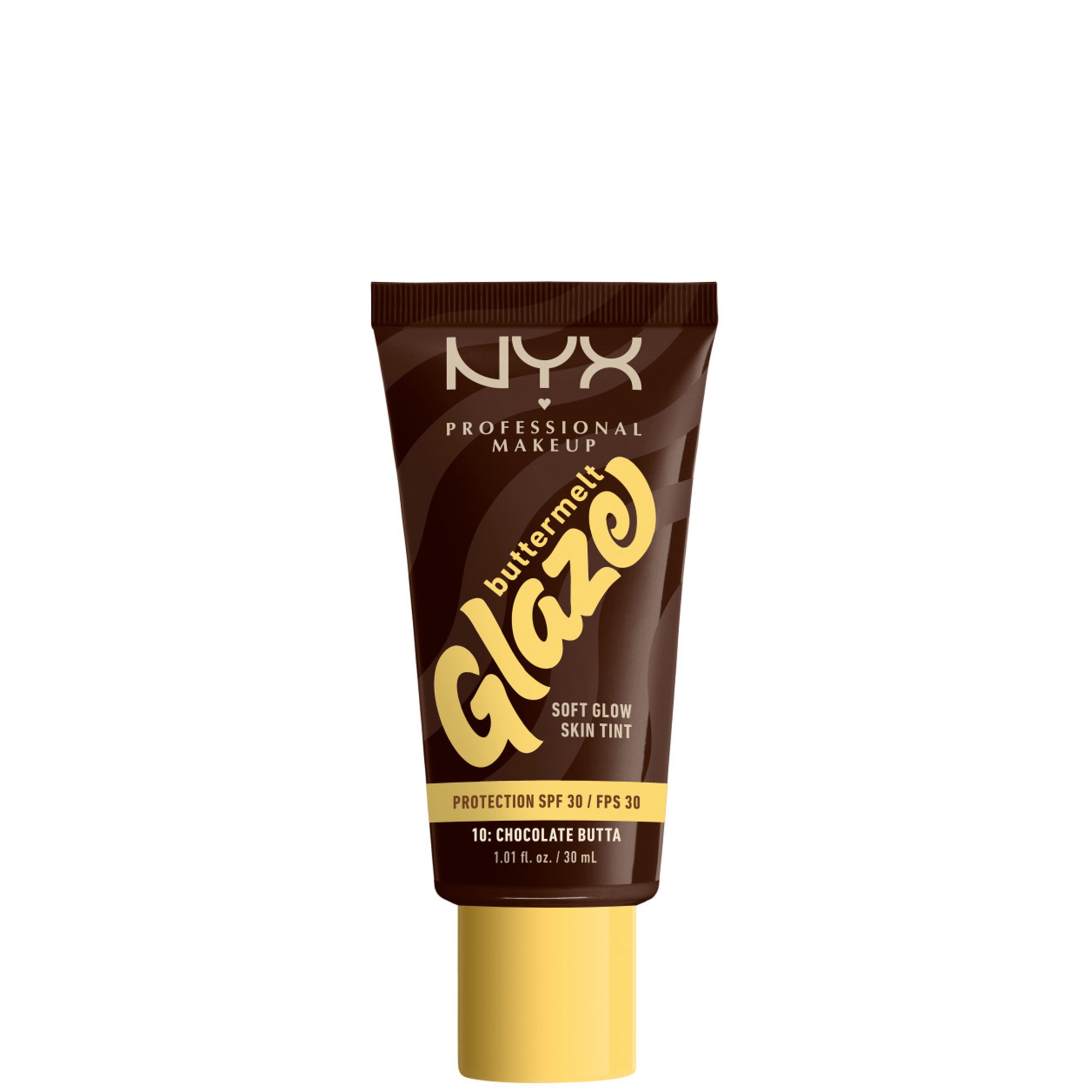 NYX Professional Makeup Buttermelt Glaze Soft Glow Skin Tint + SPF/FPS ...