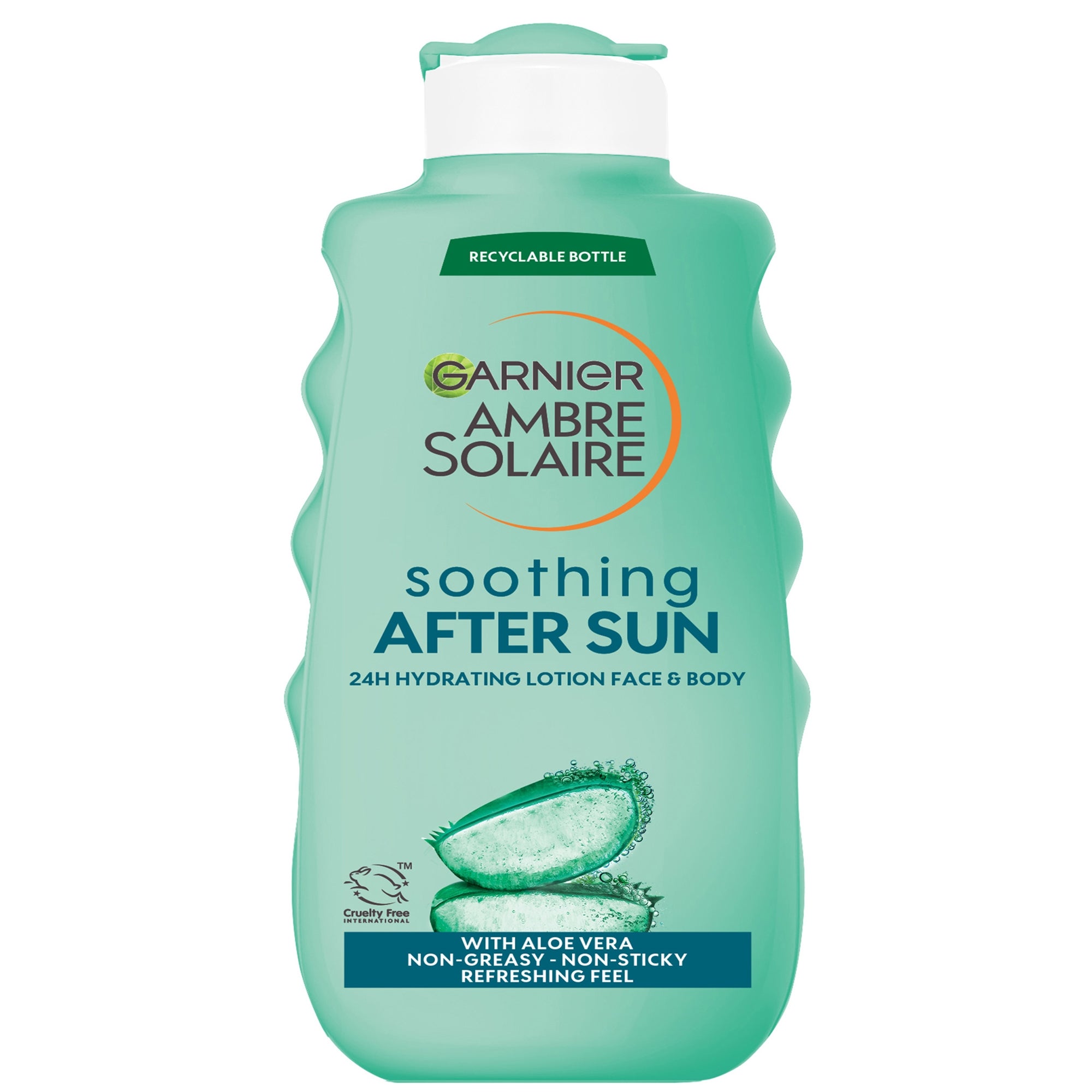Garnier Ambre Solaire After Sun Lotion For Face & Body With Aloe Vera ...