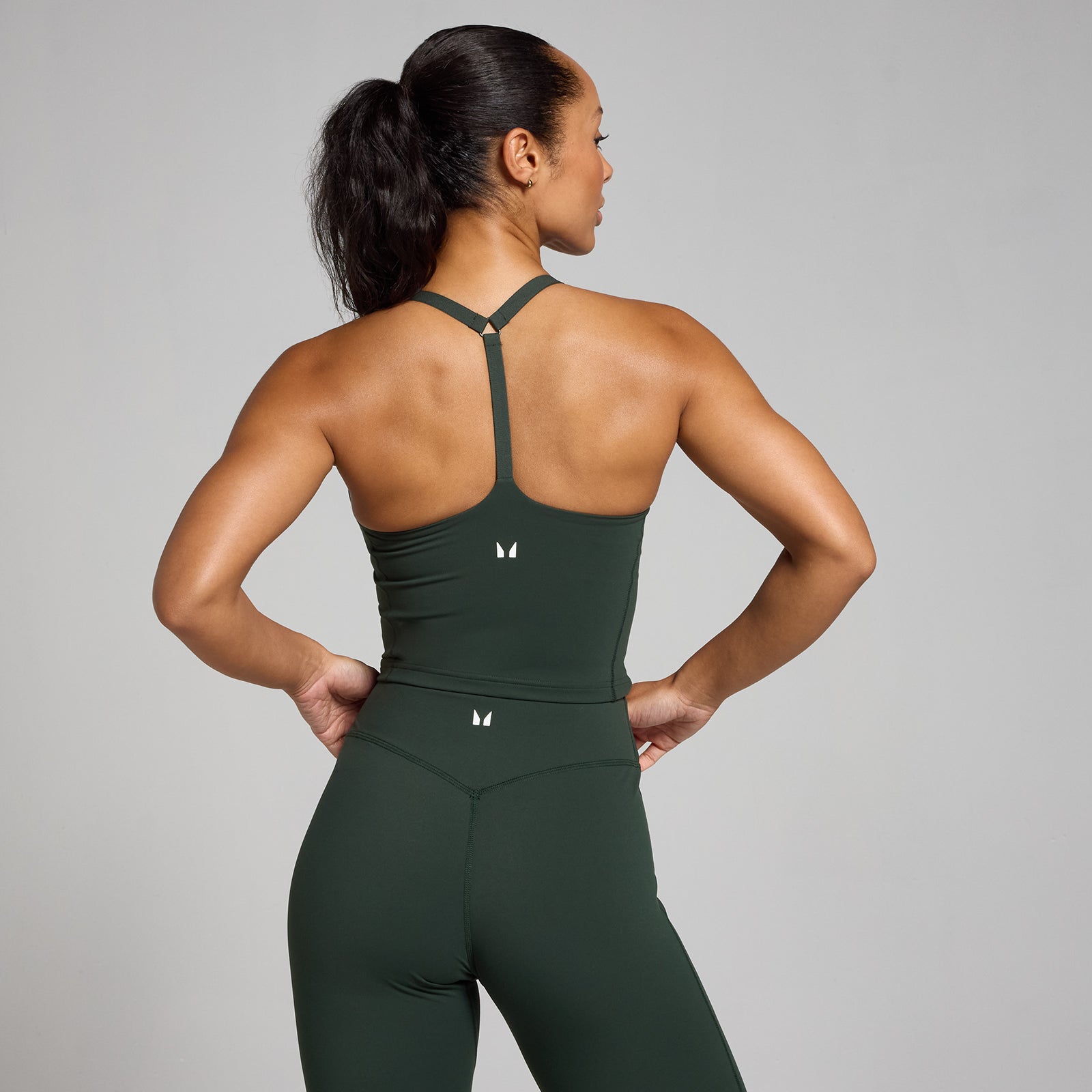 Pantaloncini con rouches frontali MP Tempo da donna - Smeraldo scuro ...