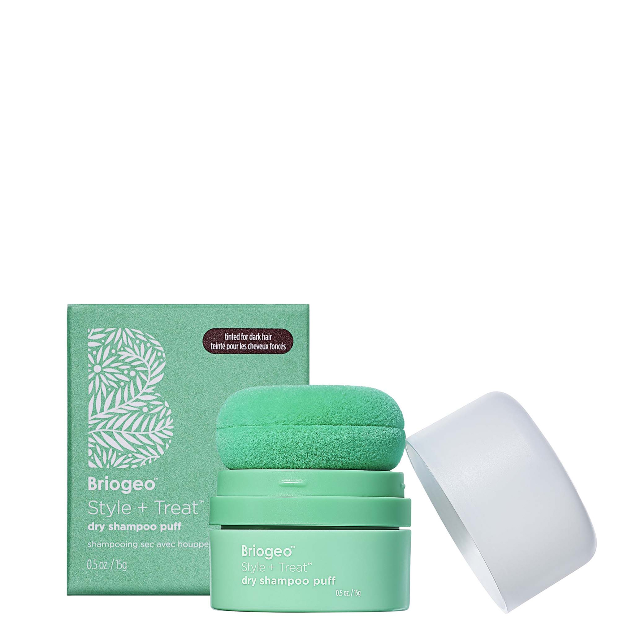 Briogeo Style + Treat Dry Shampoo Puff - Tinted | Dermstore