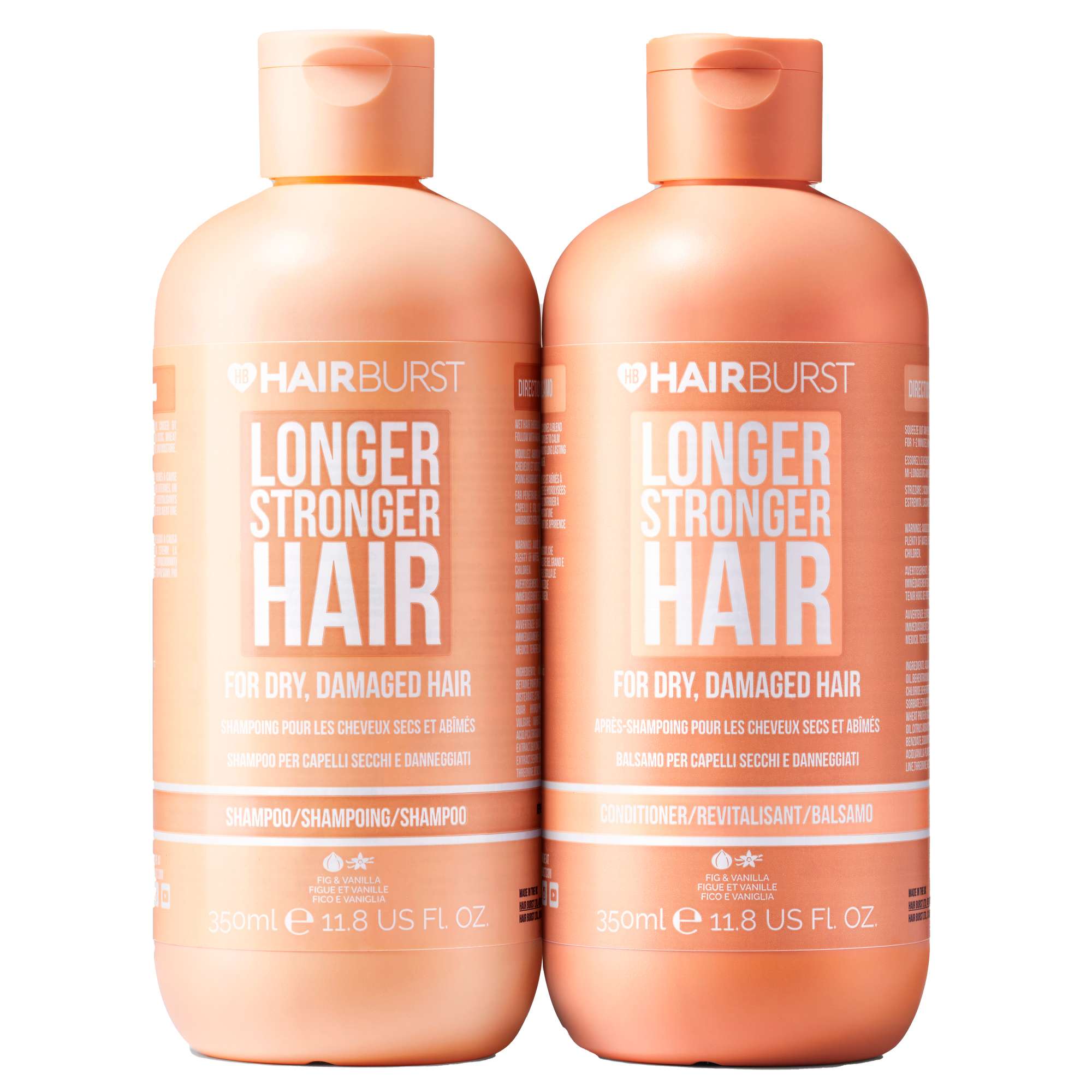 Hairburst Longer Stronger Hair Shampoo 350ml & Conditioner 350ml For ...