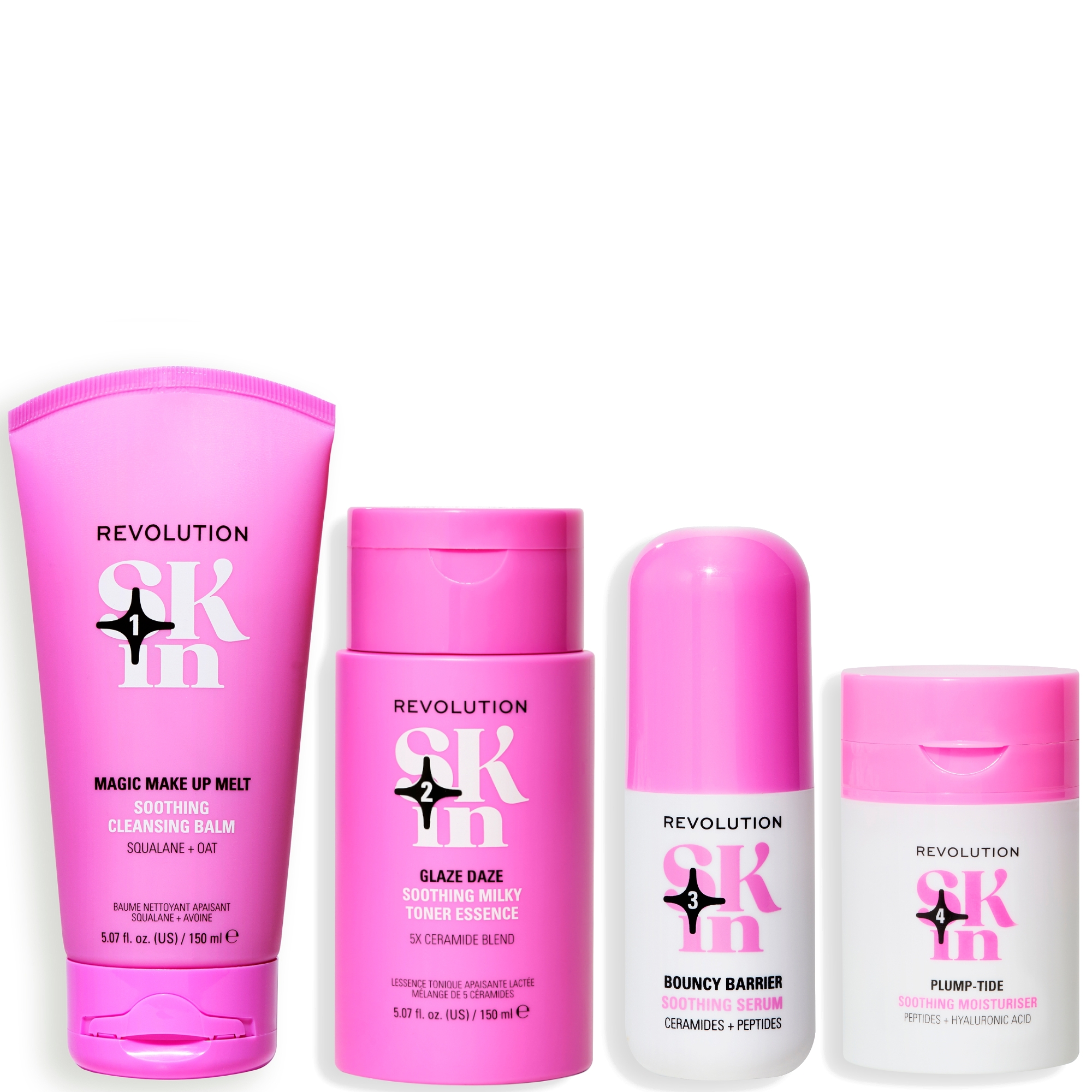 Revolution Skincare Go Gentle 4 Step Bundle | LOOKFANTASTIC