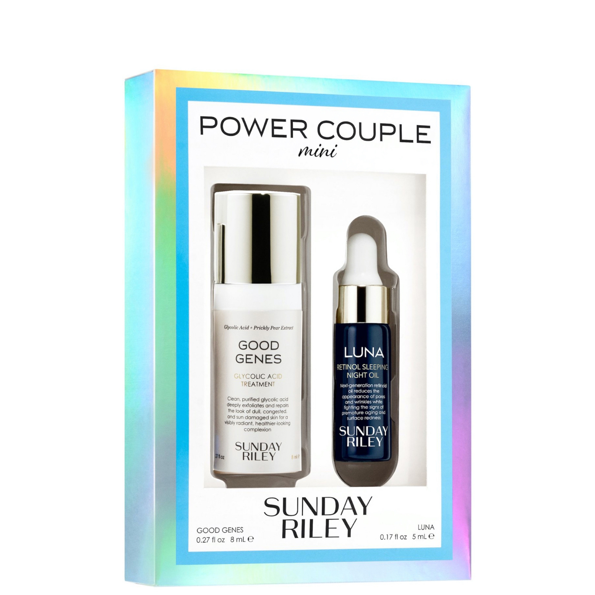 Sunday Riley Mini Power Couple Glycolic Acid Travel Kit | Cult Beauty