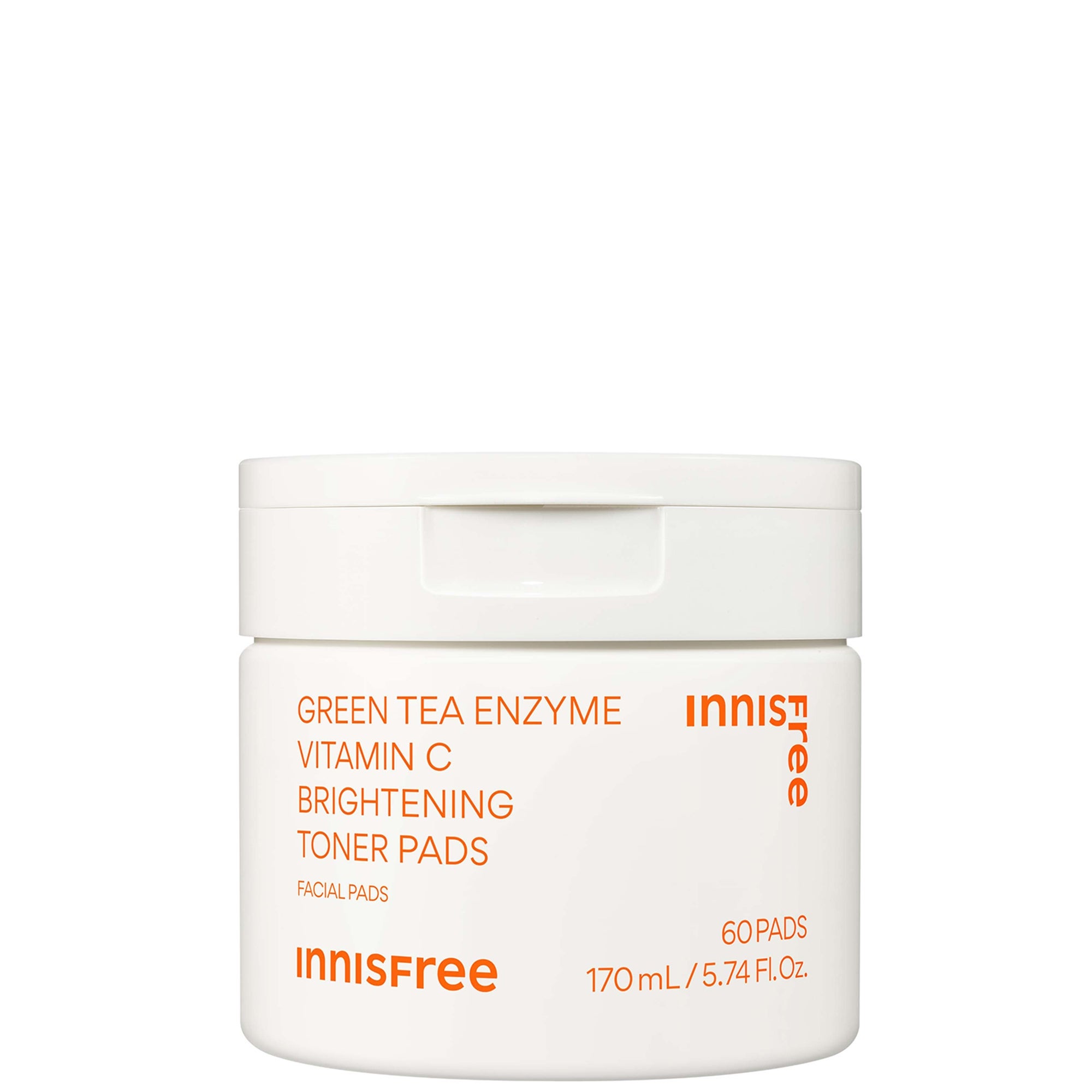 INNISFREE Green Tea Enzyme Vitamin C Brightening Toner Pads - 60 pads ...