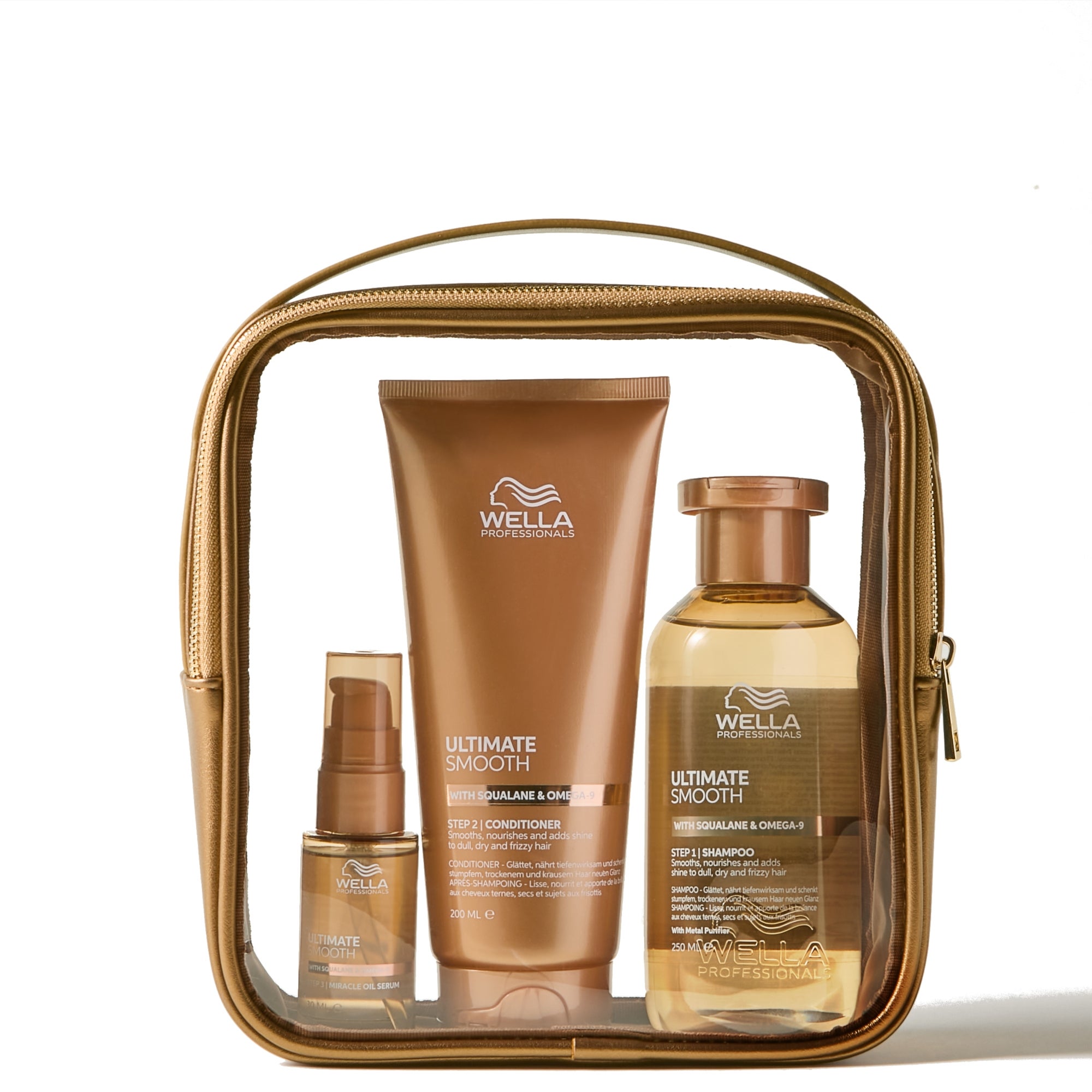 Wella Professionals Care Exclusive Ultimate Smooth Bundle with Bag ...