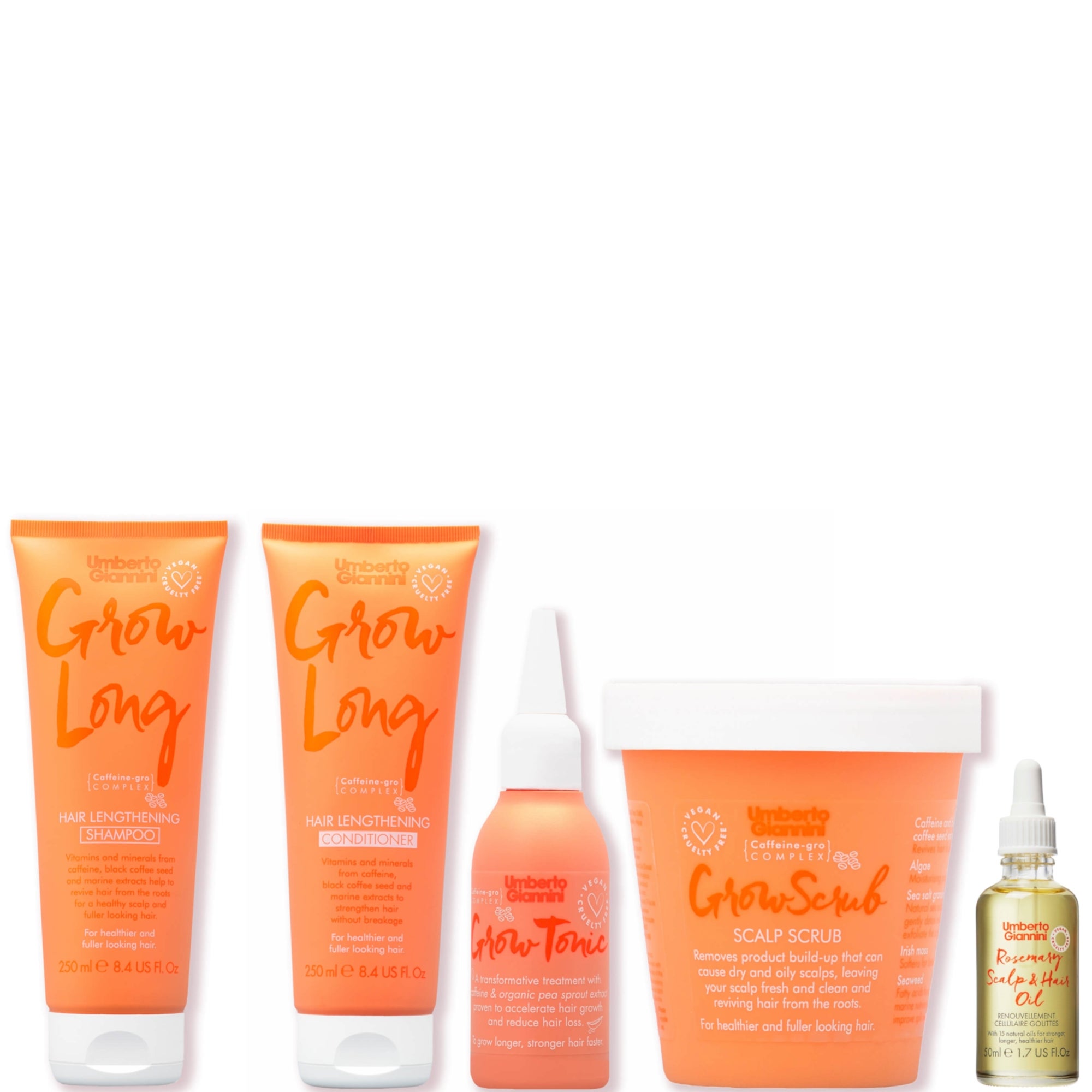 Umberto Giannini Grow Longer Hair Collection | LOOKFANTASTIC
