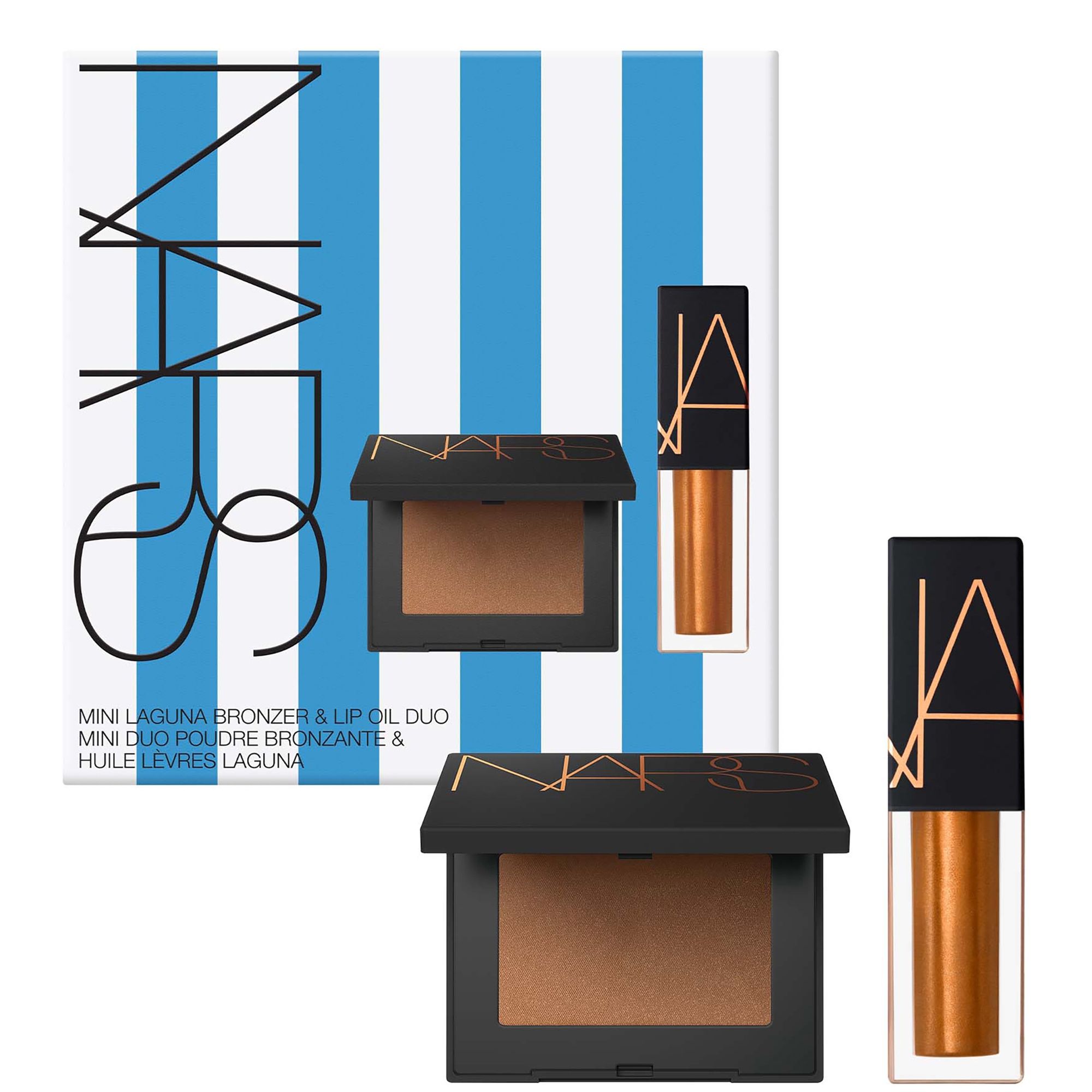 NARS Mini Laguna Bronzer & Lip Oil Bundle | LOOKFANTASTIC