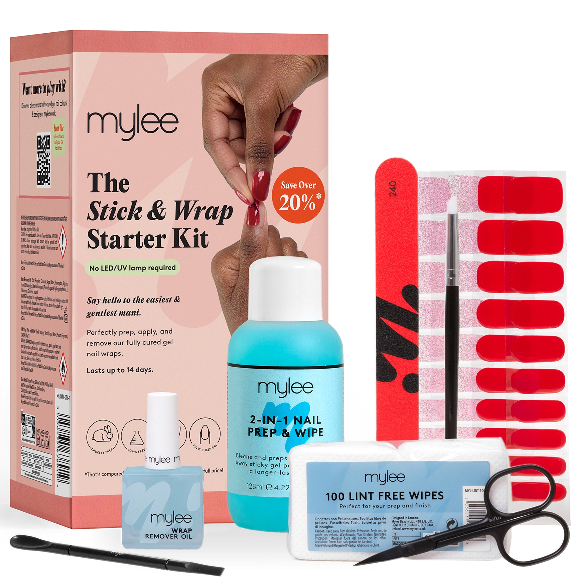 Mylee Gel Nail Wrap Kit | LOOKFANTASTIC