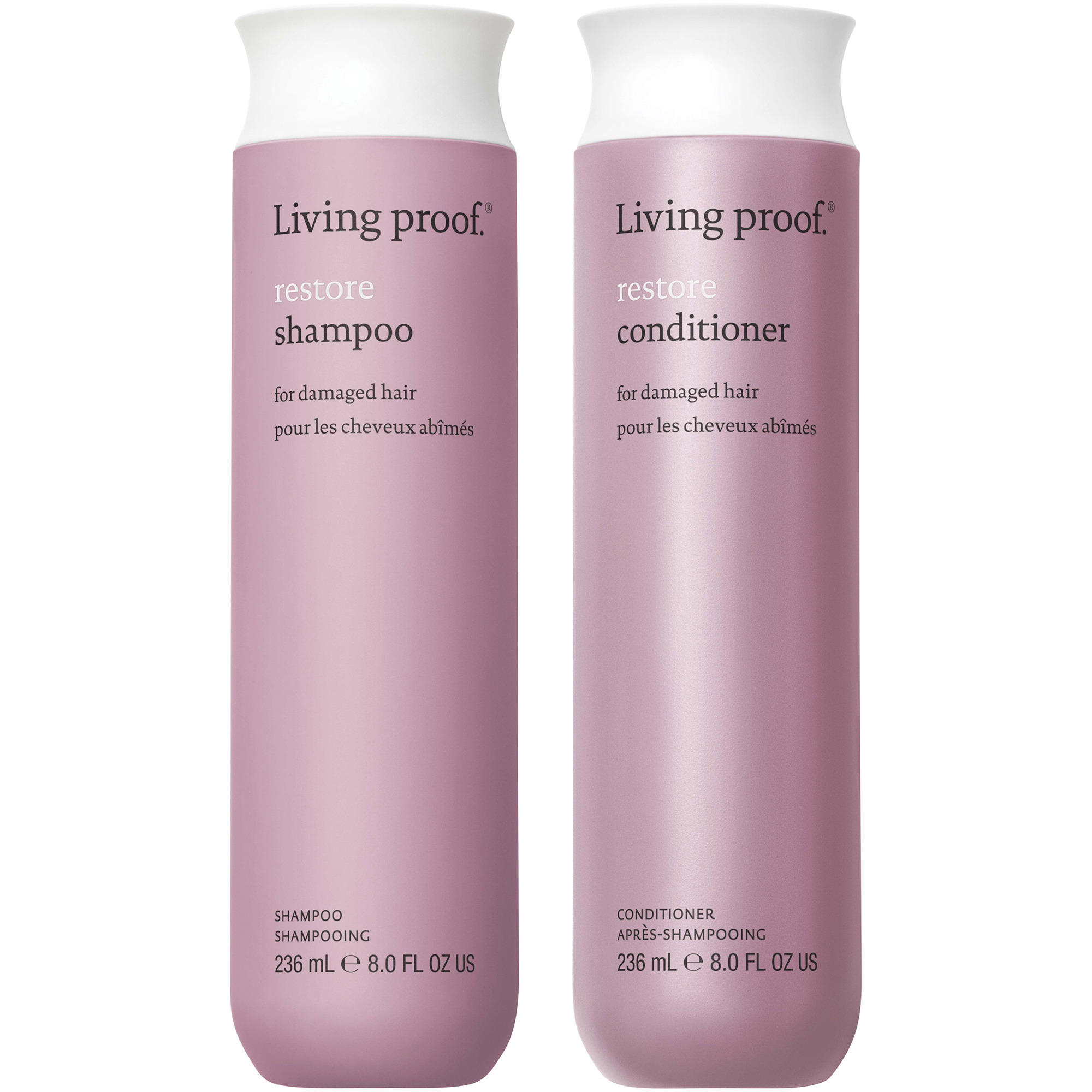 Living Proof Restore Shampoo and Condtioner Bundle for Damage Repair ...