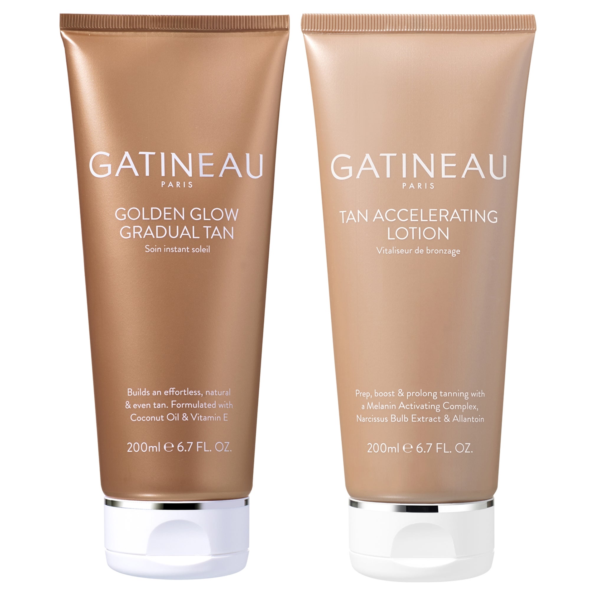 Gatineau Tan Accelerating Lotion and Golden Glow Gradual Tan Giftset ...