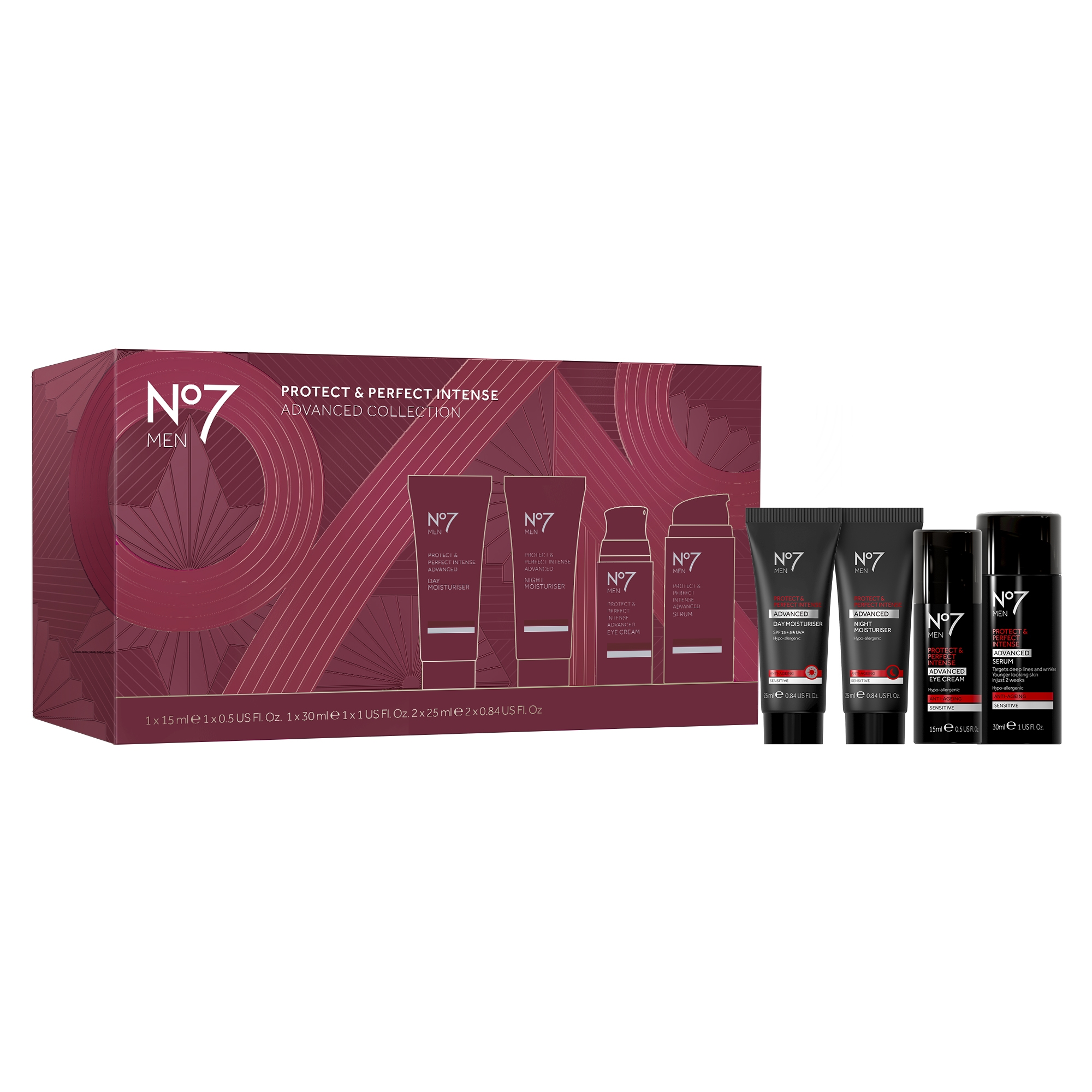 No7 Men's Protect & Perfect Intense Advanced Collection