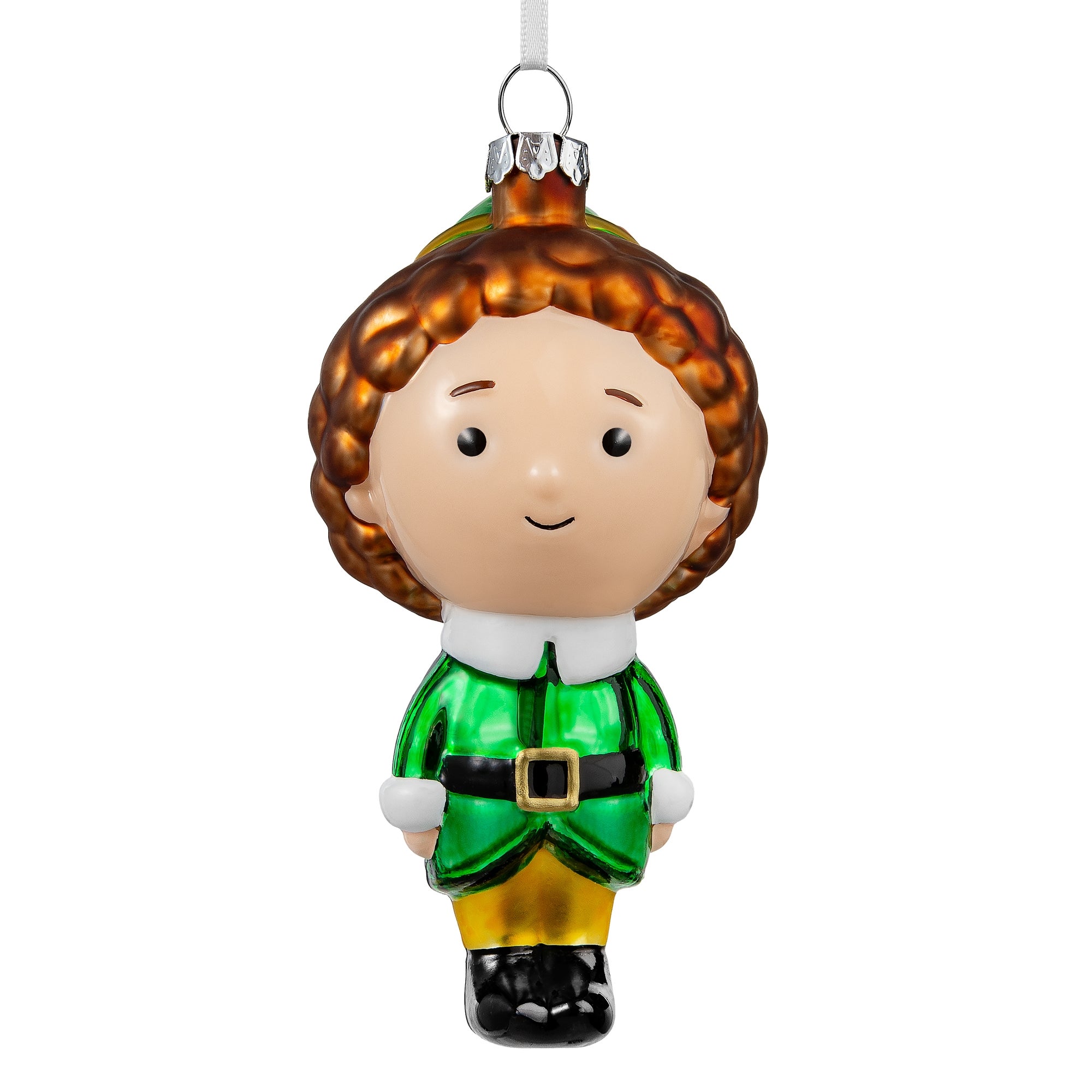 Hallmark Elf Glass Christmas Ornament - Buddy the Elf | Zavvi UK