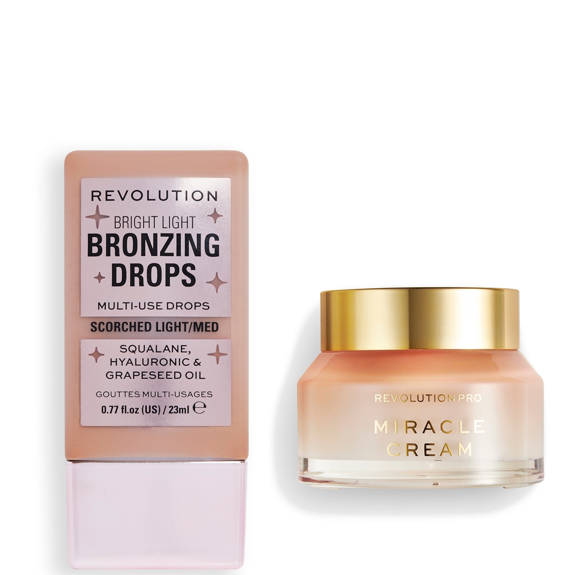 Revolution Bronzing Drops & Moisturiser Bundle | LOOKFANTASTIC