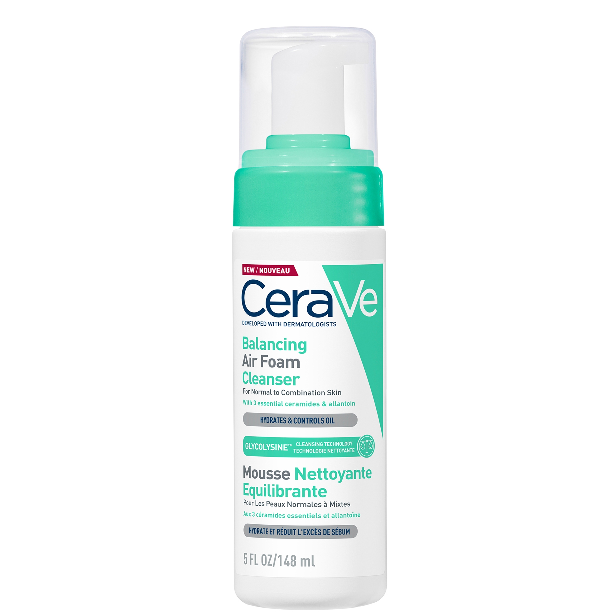 CeraVe Balancing Air Foam Foaming Facial Cleanser 150ml | Cult Beauty
