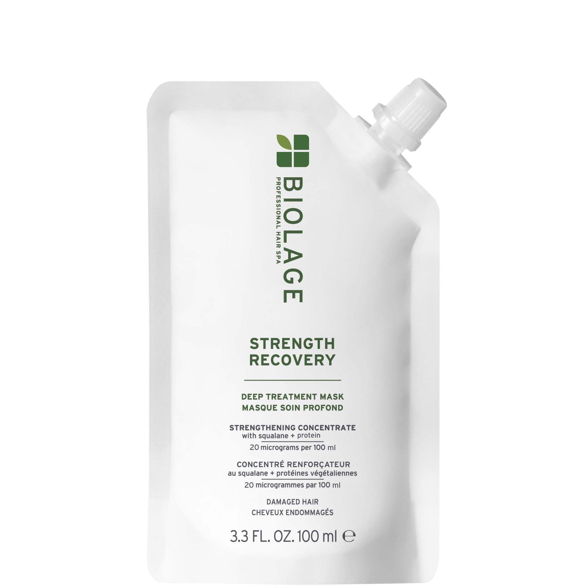 Biolage Strength Recovery Deep Treatment Pack 100ml | LOOKFANTASTIC