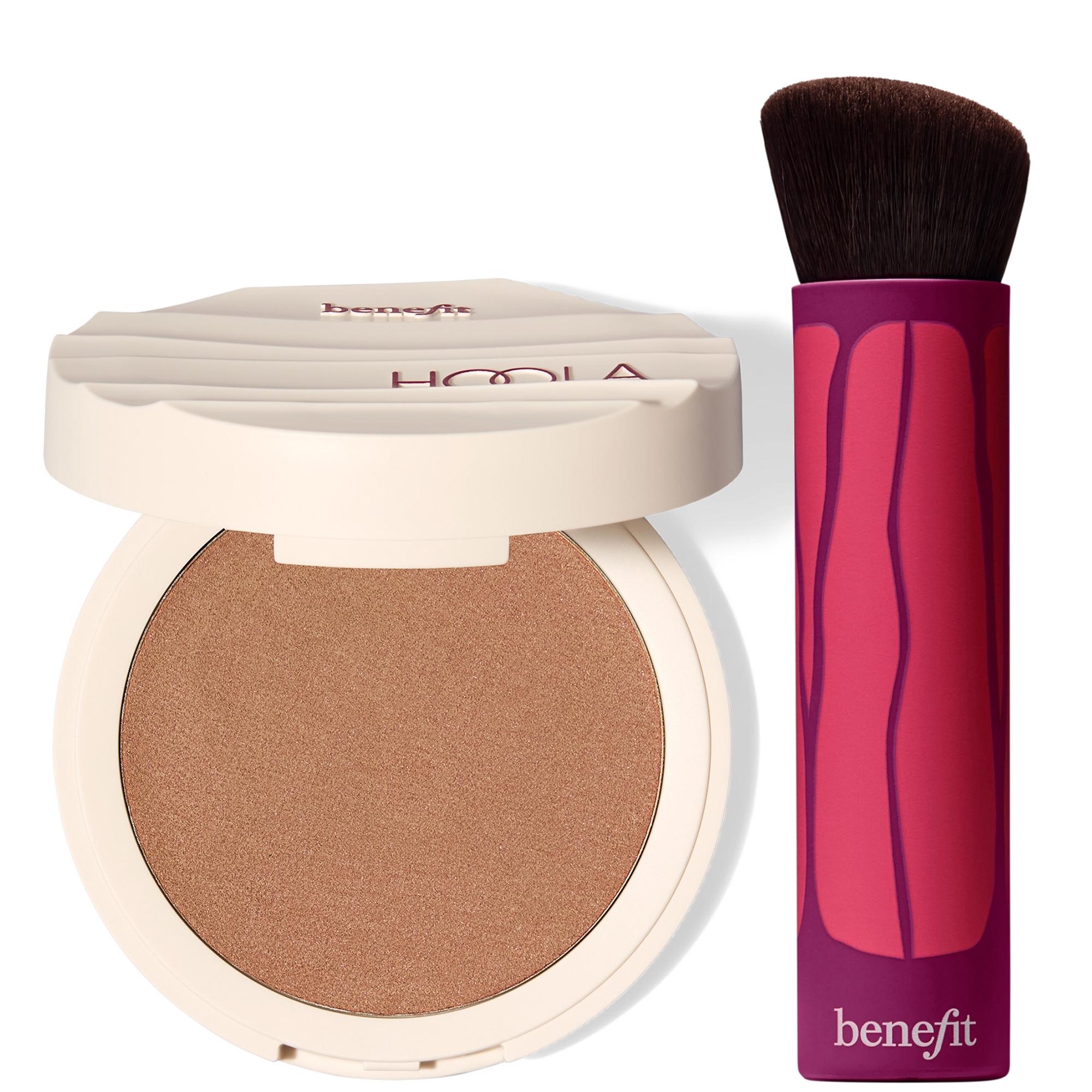 benefit Hoola Wave Cream Bronzer & Bronzer Brush (Various Shades ...