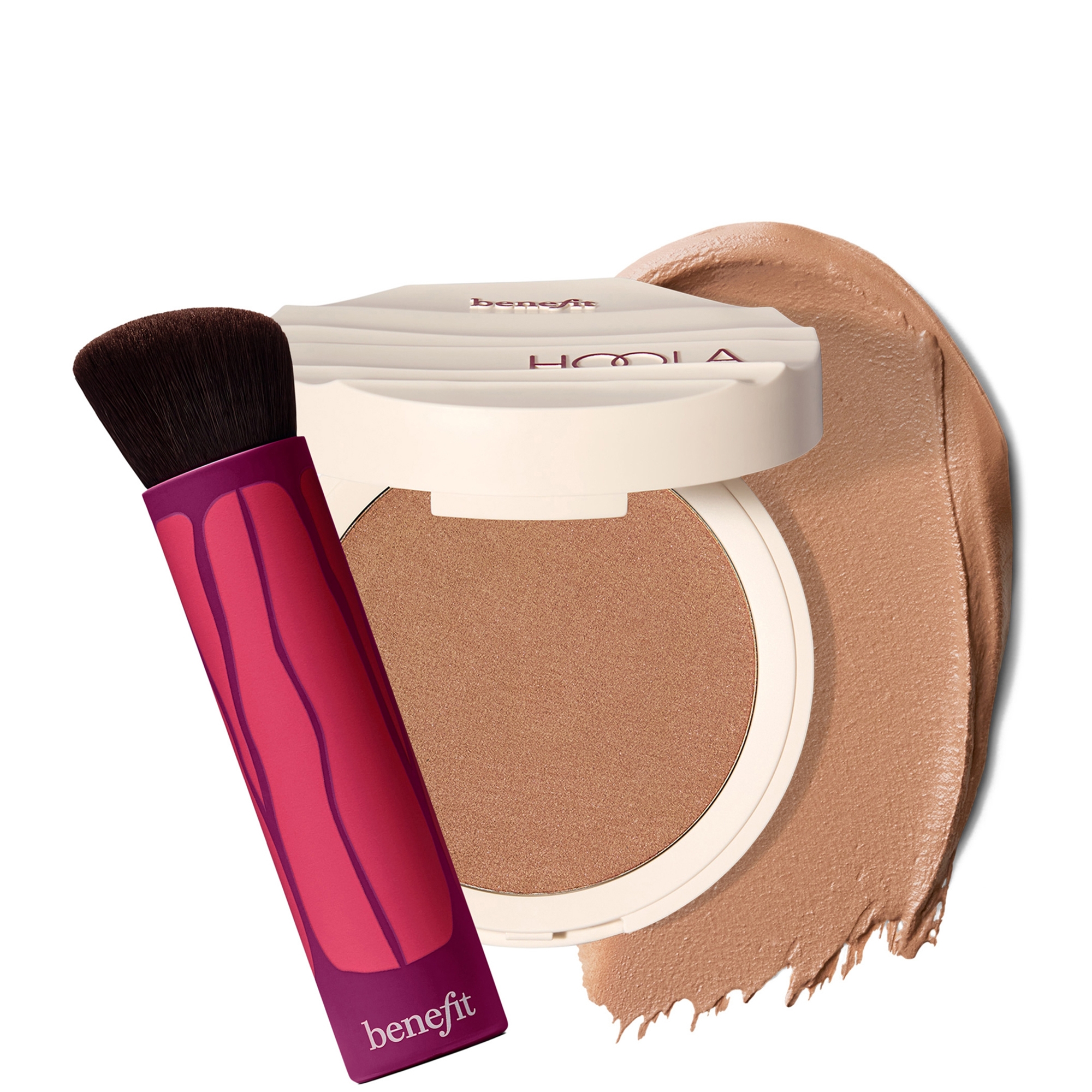 benefit Hoola Wave Cream Bronzer & Bronzer Brush (Various Shades ...