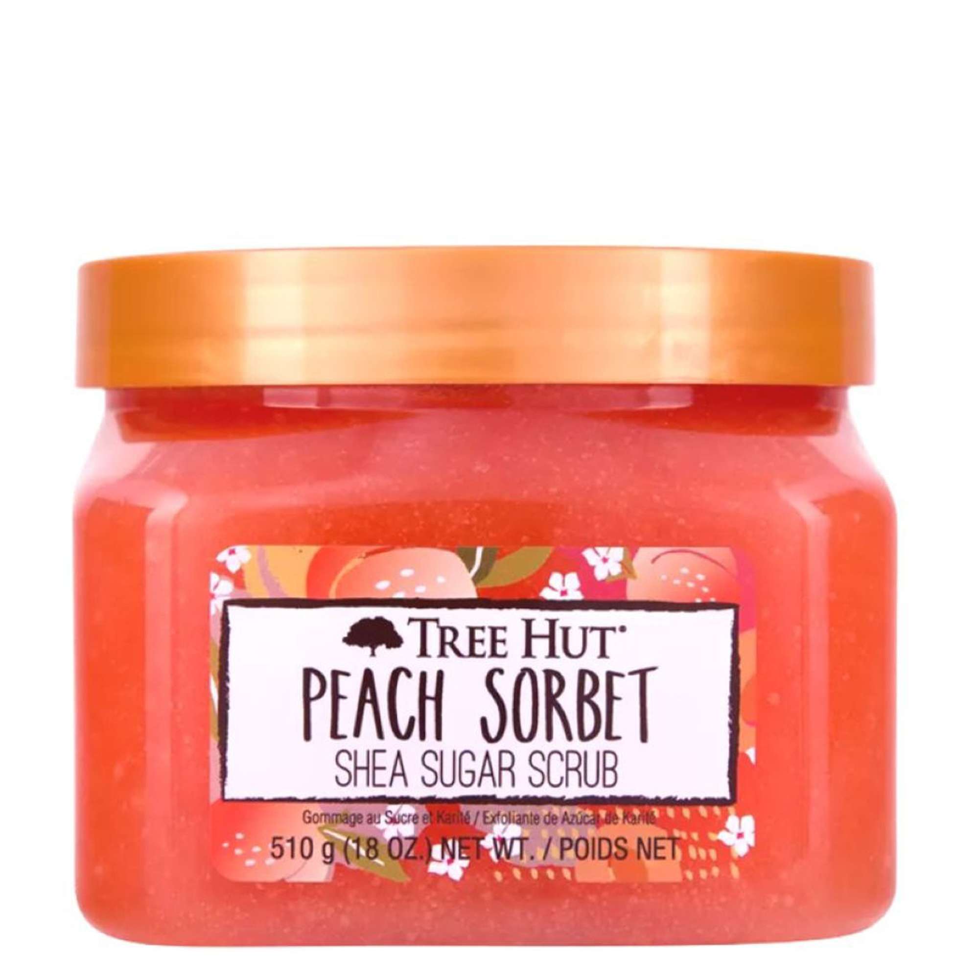 Tree Hut Body Scrubs Peach Sorbet Shea Sugar Scrub 510g | allbeauty
