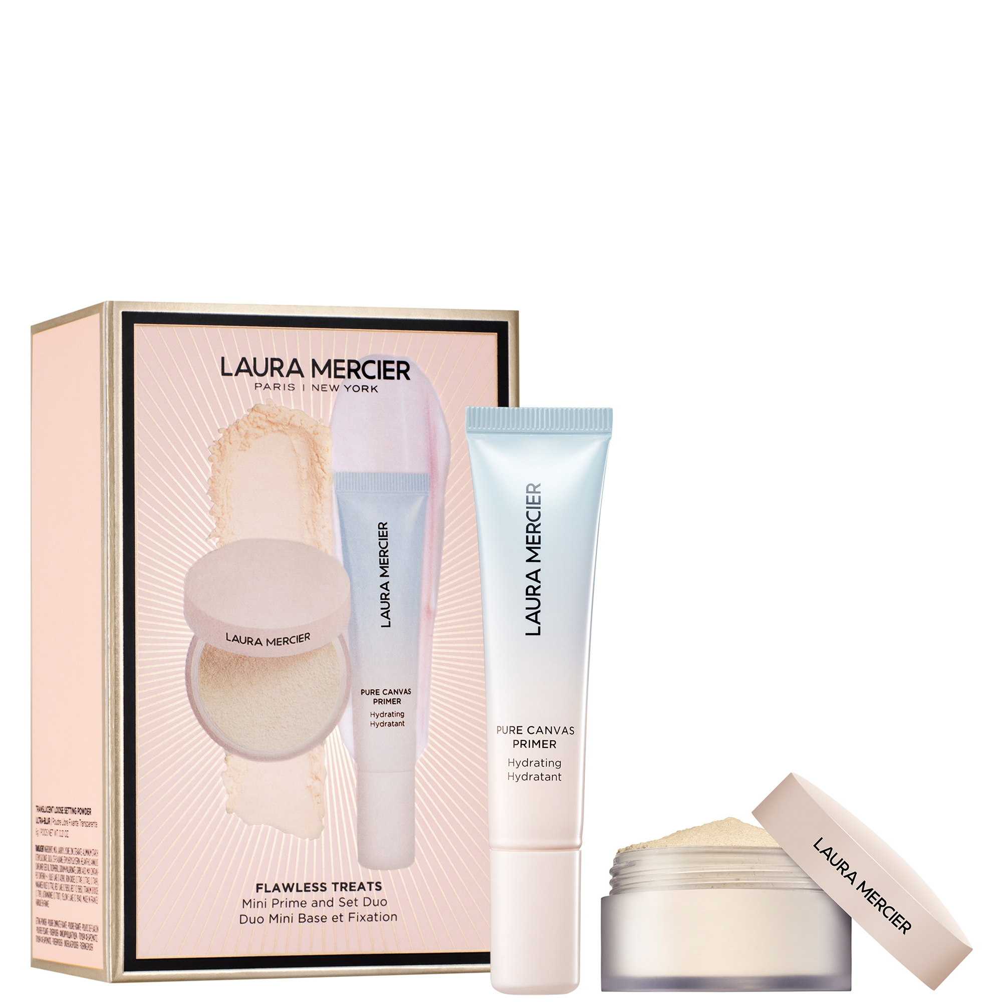 Laura Mercier -Flawless Treats Mini Prime + Set Duo - Mini Hydrating ...