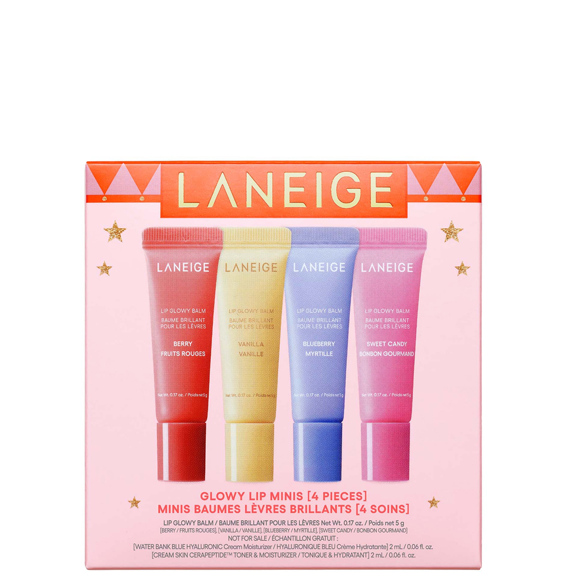 Laneige Mini Lip Glowy Balm Set (Worth £35) | LOOKFANTASTIC