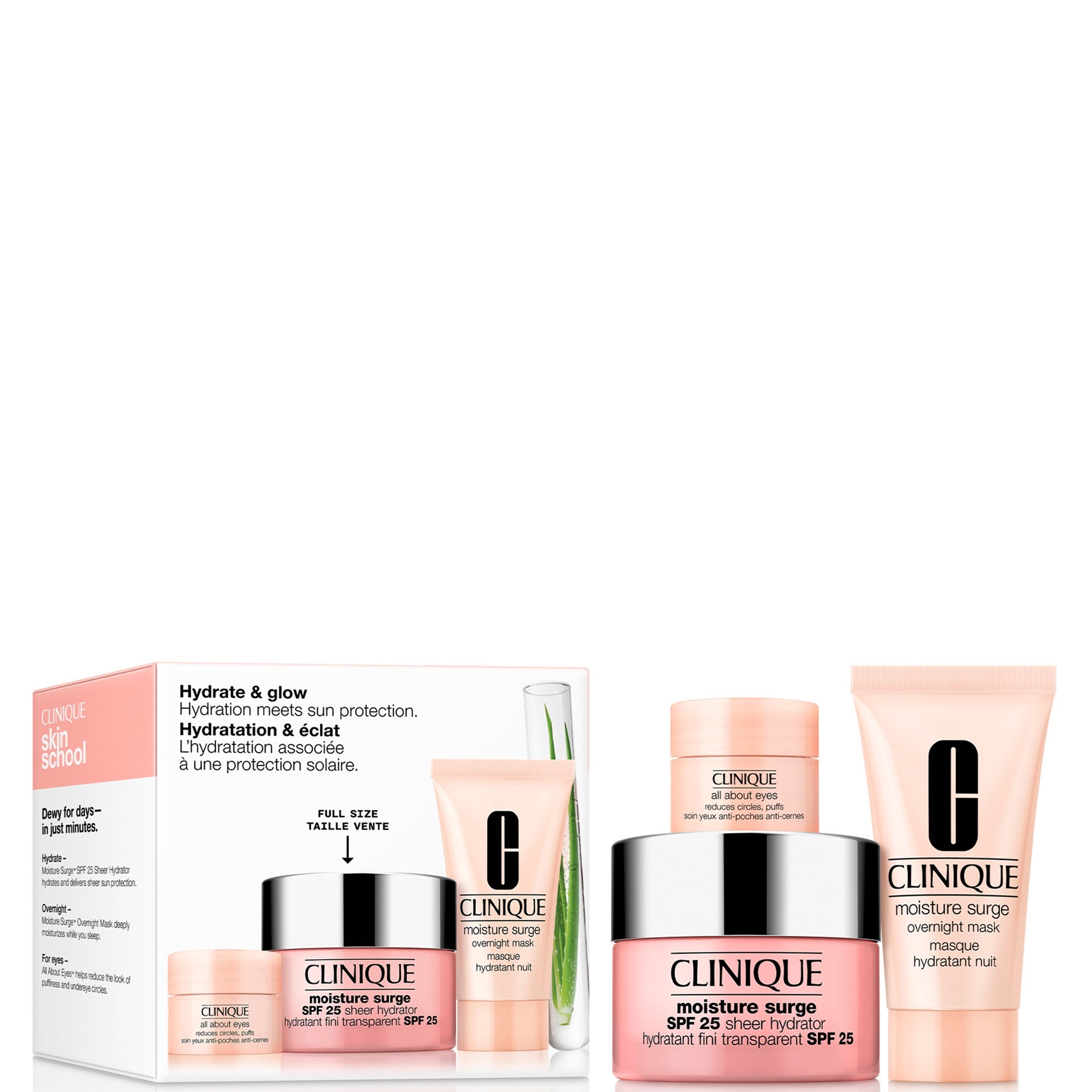 Clinique Hydration & Go, Hydration Meets Sun Protection Gift Set (Worth ...