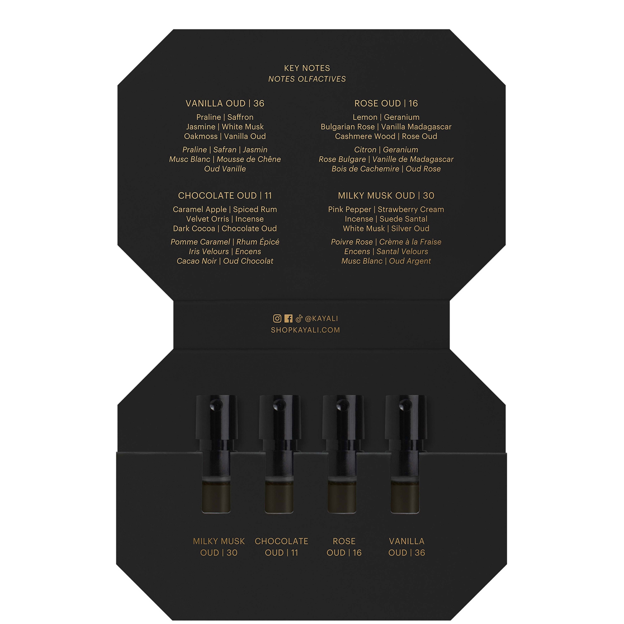 KAYALI Oudgasm Sampler Set 4 x 1.5ml | Cult Beauty