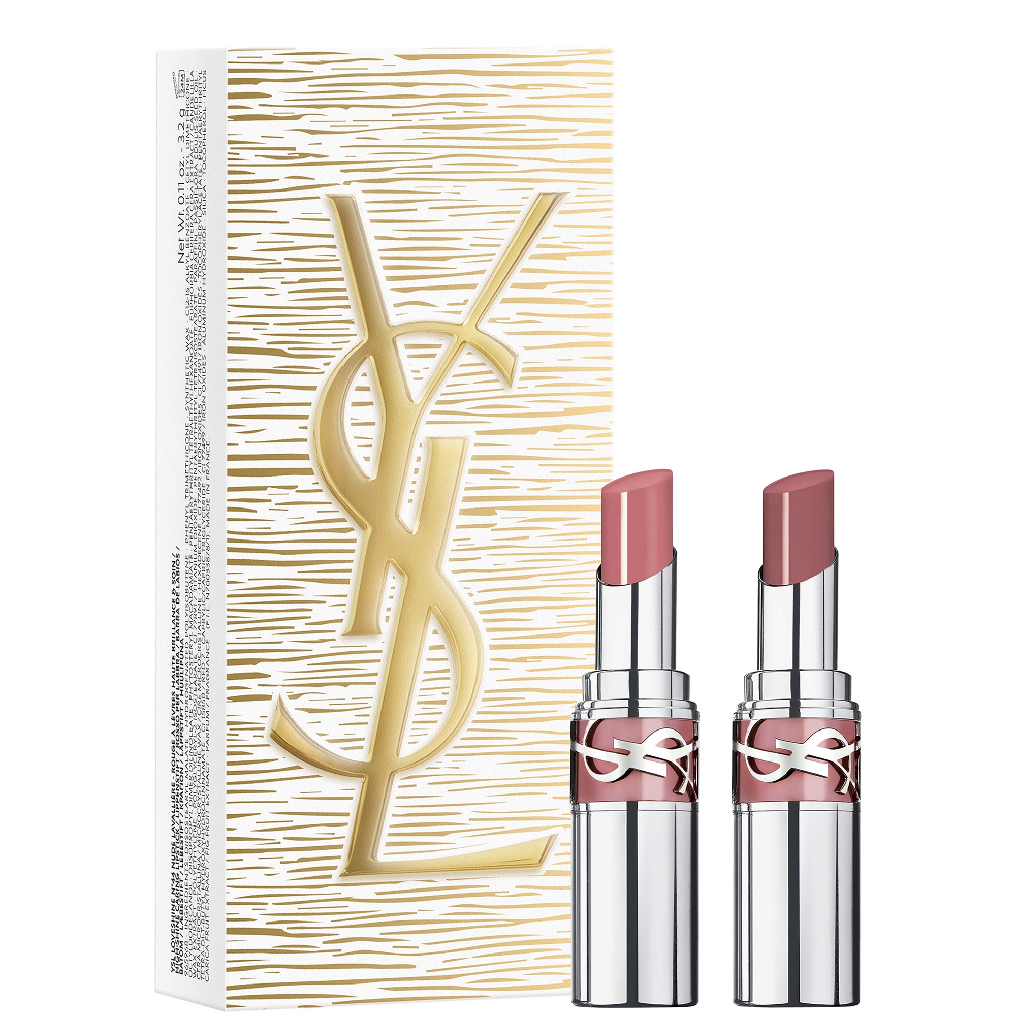 Yves Saint Laurent Loveshine Lipstick Duo Gift Set (Worth £80) | LOOKFANTASTIC