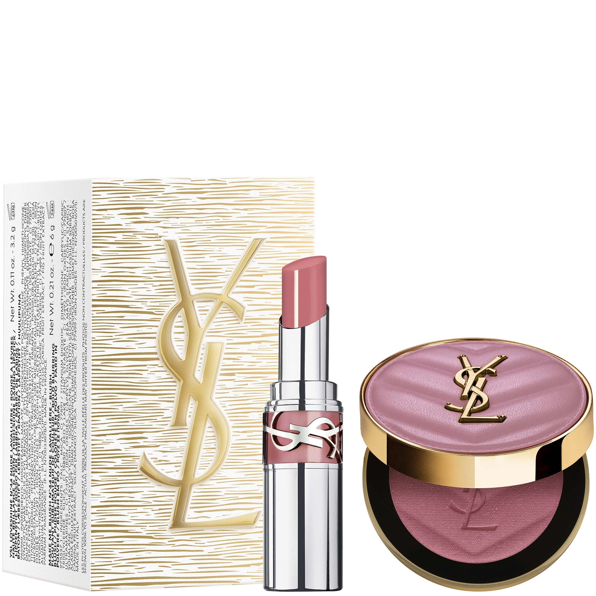 Yves Saint Laurent Make Me Blush Powder 44 & Loveshine lipstick 44 Gift ...