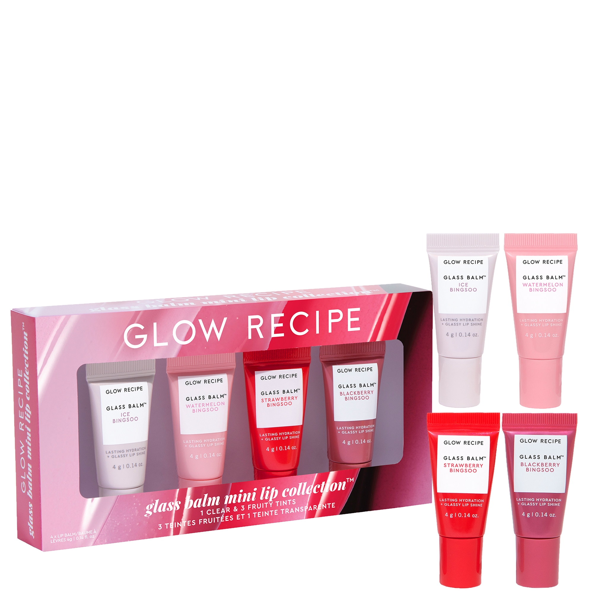 Glow Recipe Glass Balm Mini Lip Collection (Worth £30) | Cult Beauty