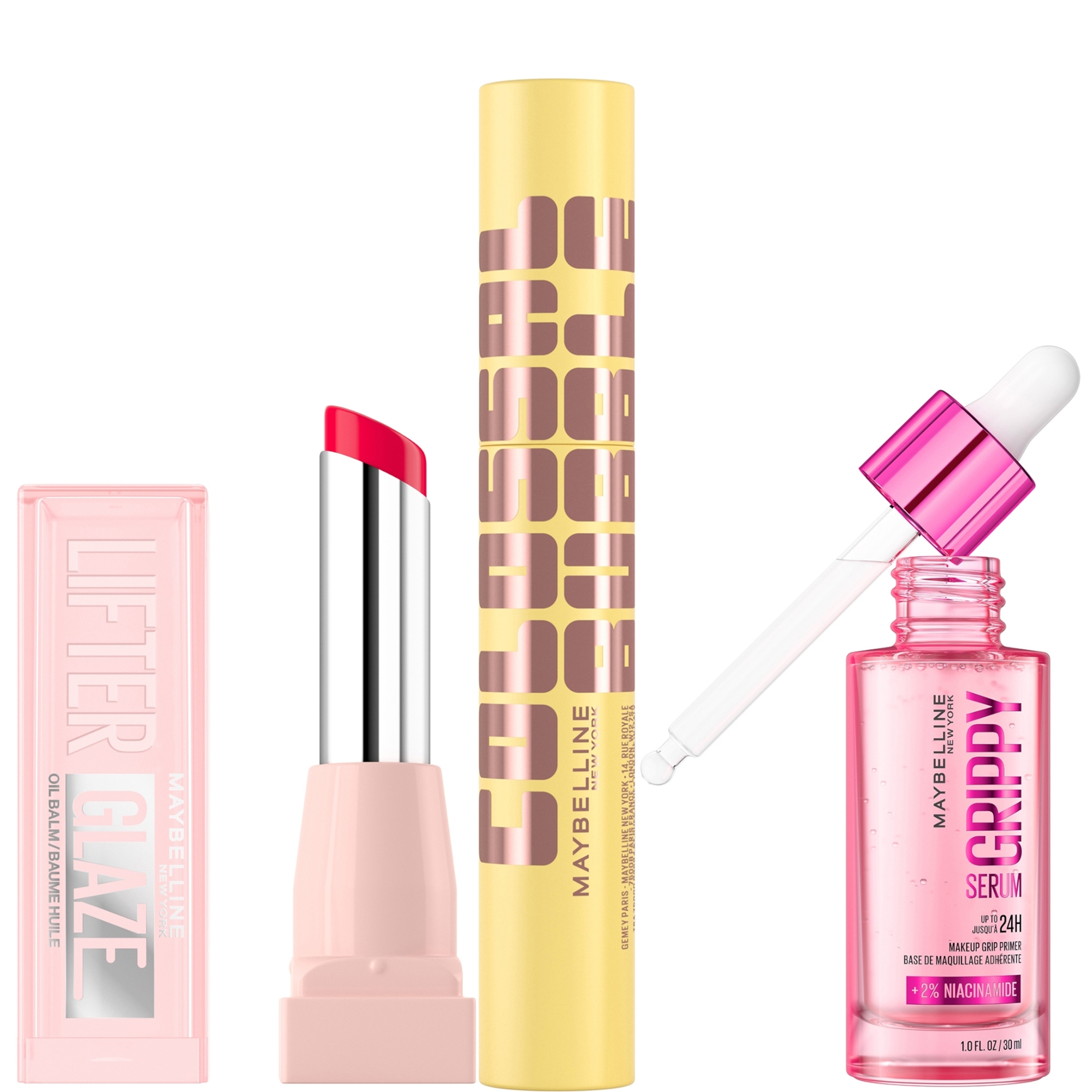 Maybelline Viral Favourites Make Up Bundle with Grippy Primer, Colossal ...