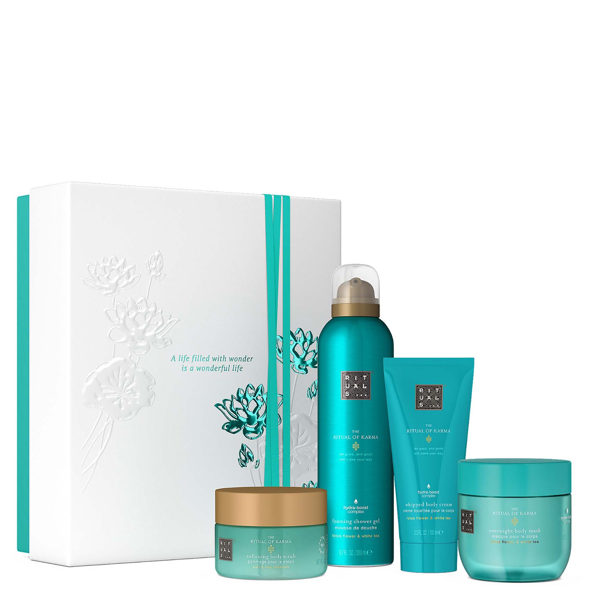 RITUALS The Ritual of Karma Karma Lotus Flower & White Tea Bath & Body ...