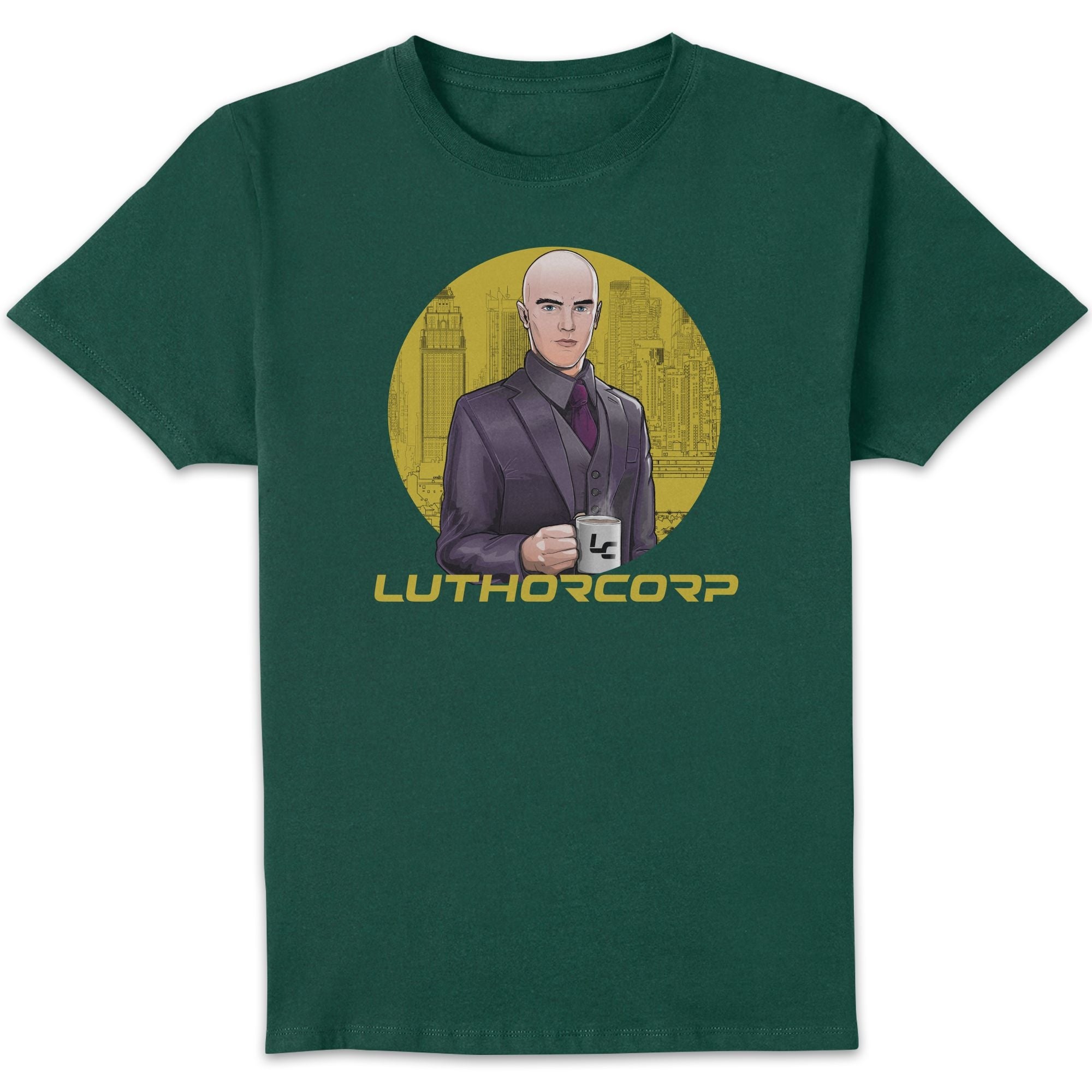 DC Comics Superman Lex Luthor Unisex T-Shirt - Green - XL