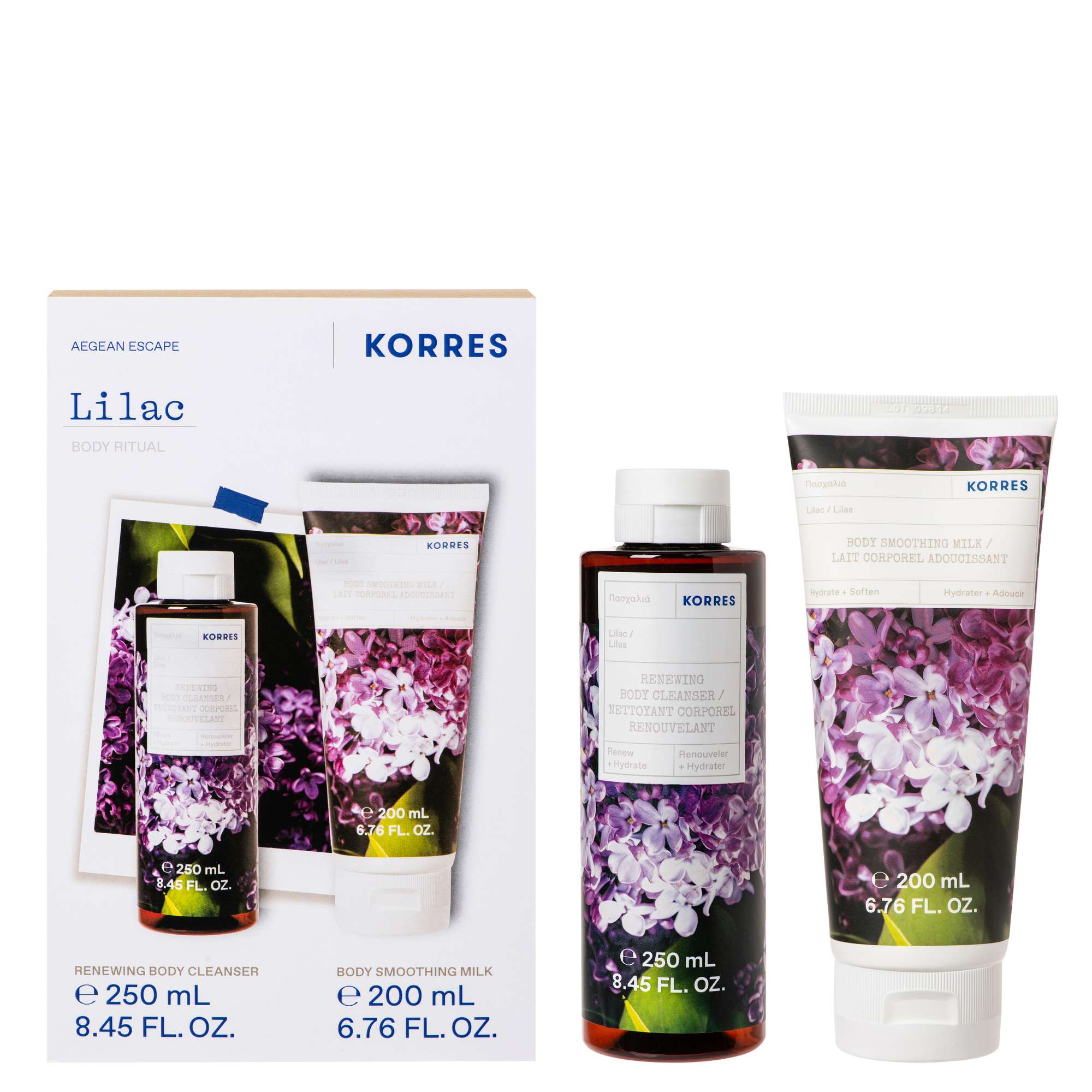 KORRES Gift Sets Lilac Body Ritual Set | allbeauty