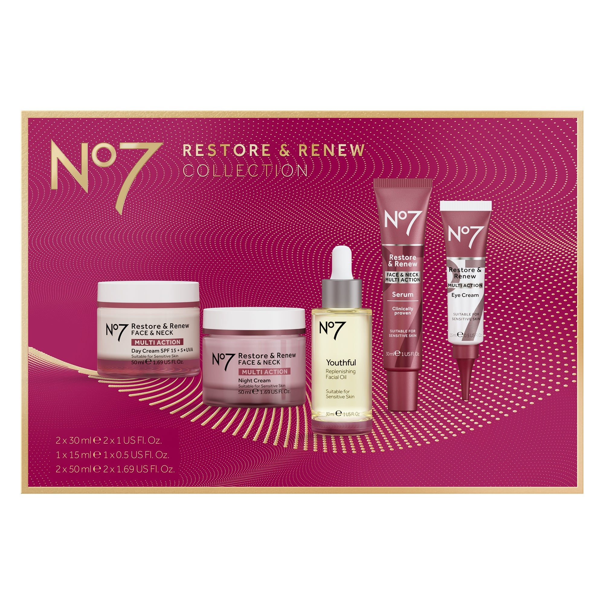 No7 Restore & Renew Collection | No7 UK