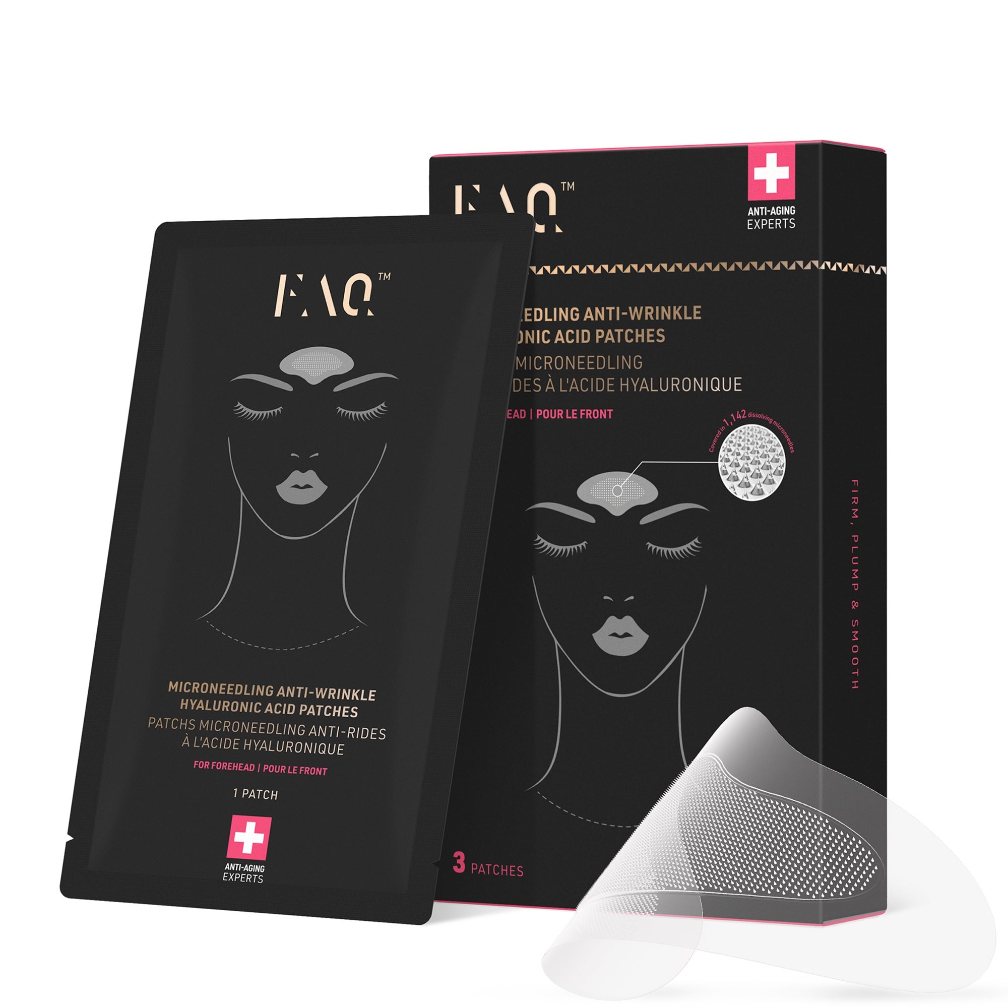 FOREO FAQ Microneedling Anti-Wrinkle Hyaluronic Acid Patches For ...