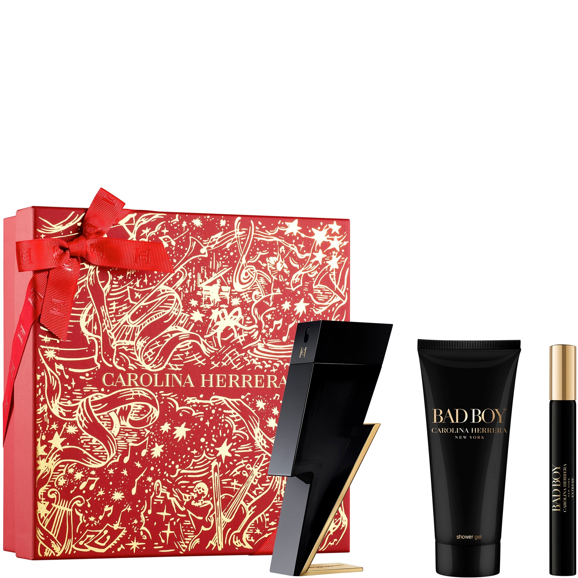 Carolina Herrera Bad Boy Eau de Toilette 100ml Gift Set (Worth £144 ...