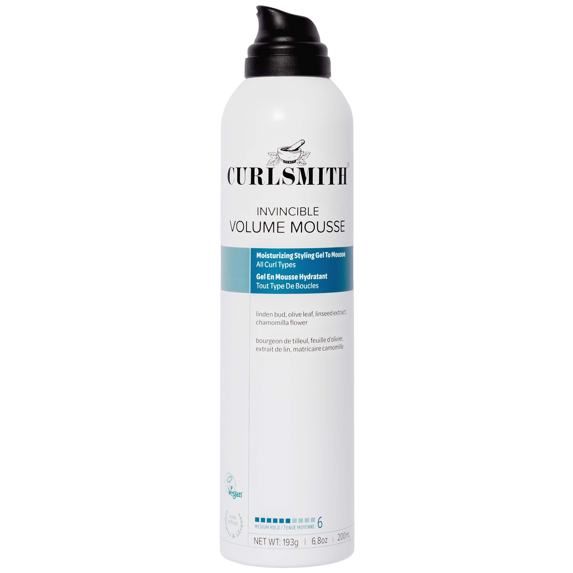Curlsmith Invincible Volume Mousse 200ml | LOOKFANTASTIC
