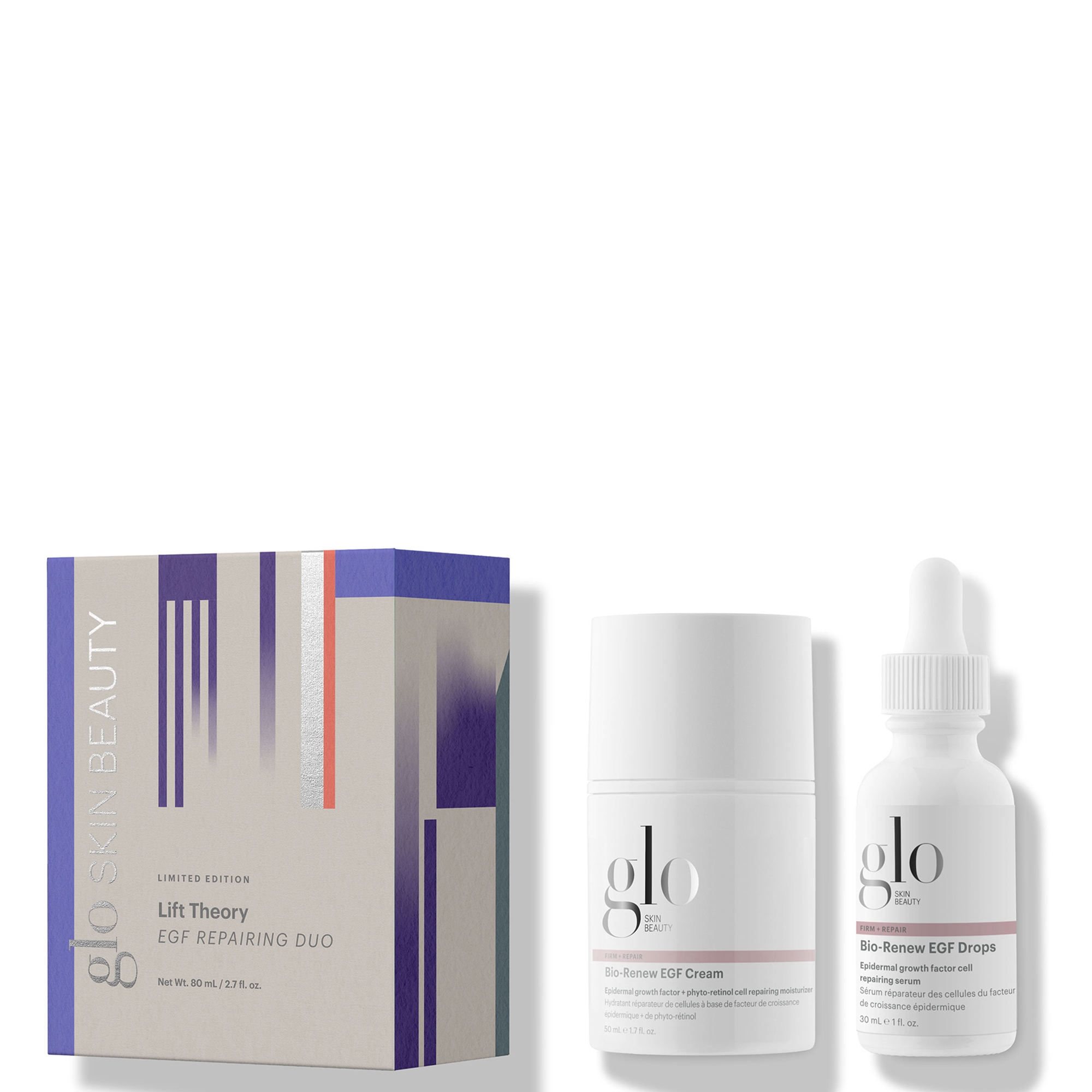 Glo Skin Beauty Lift Theory EGF Repairing Duo (Worth $316) | Dermstore