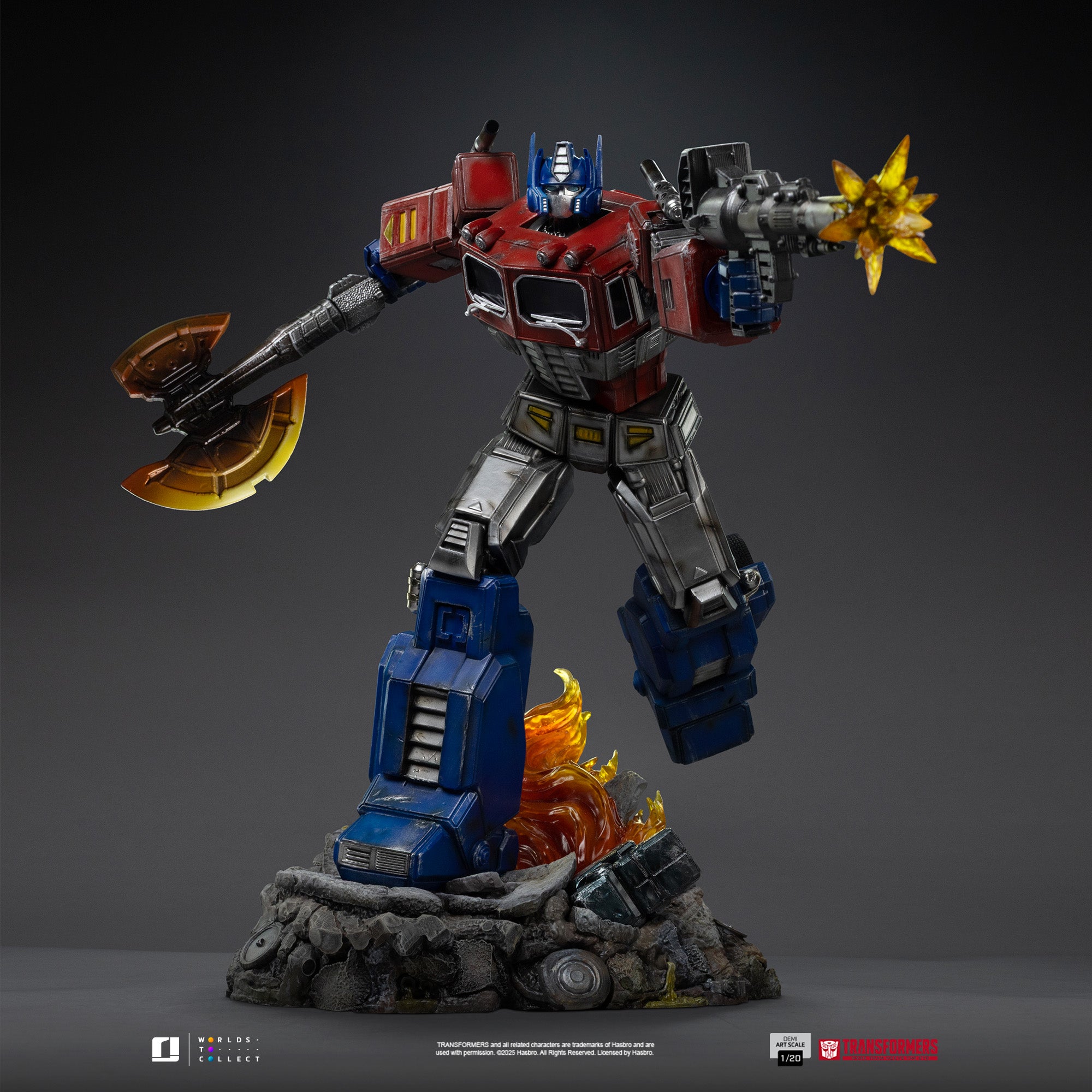 Iron Studios Transformers Optimus Prime Demi Art Scale 1/20 Scale Statue