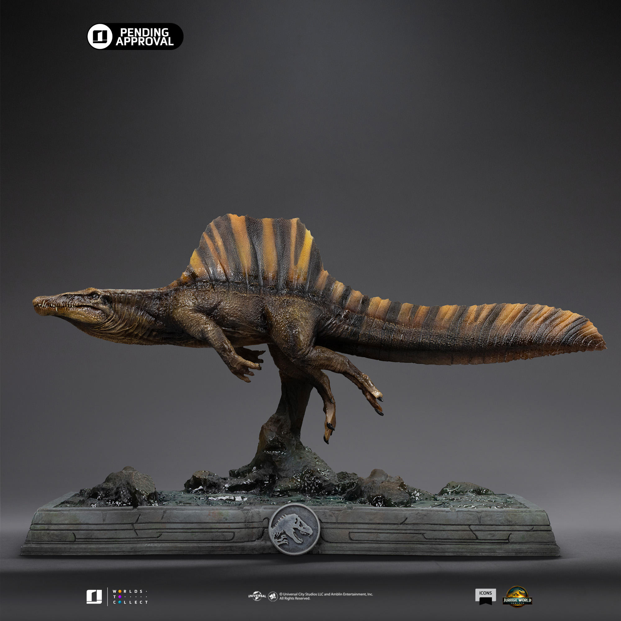 Iron Studios Jurassic World: Rebirth Spinosaurus Icons Statue