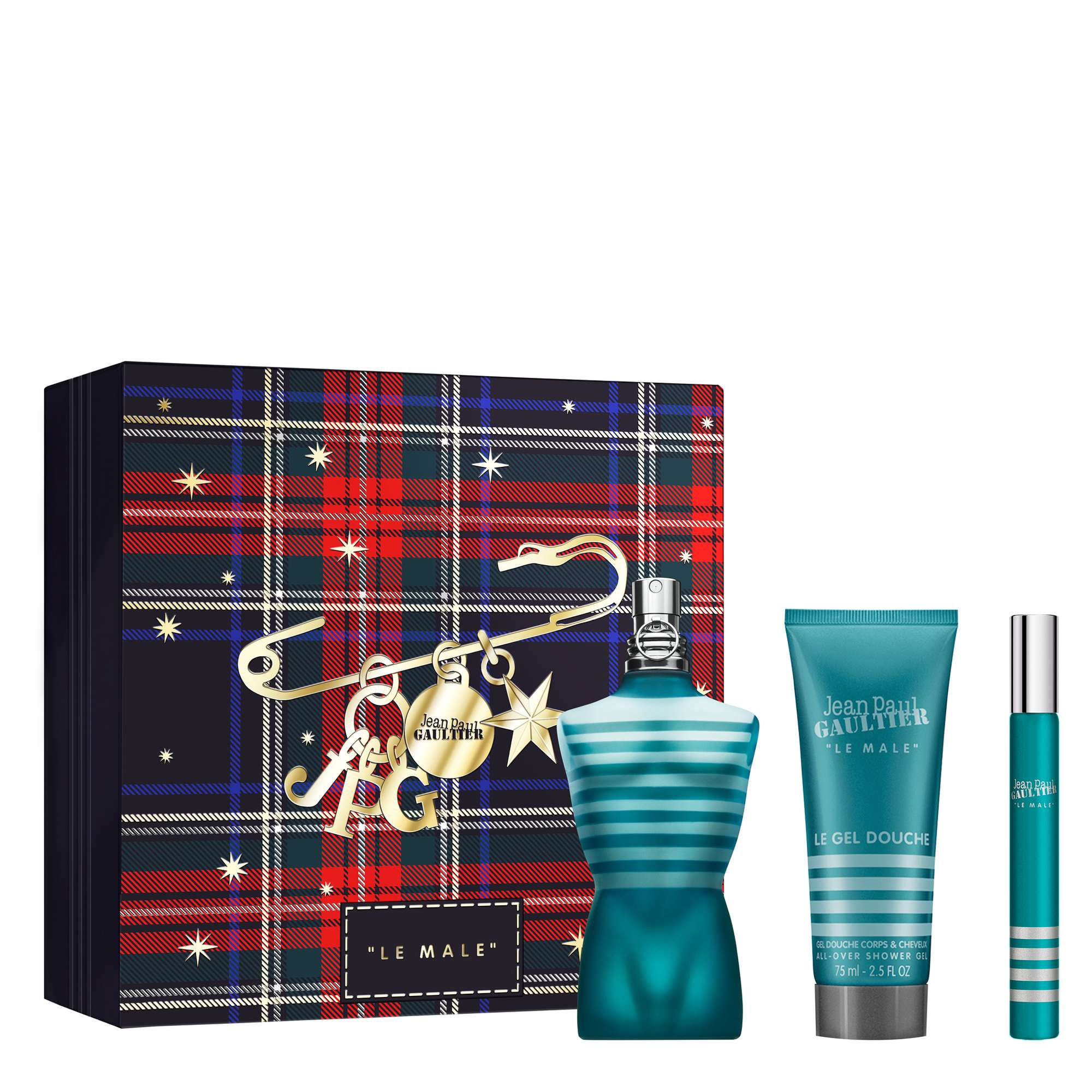 Jean Paul Gaultier Le Male Eau de Toilette 75ml Gift Set (Worth £94.00 ...