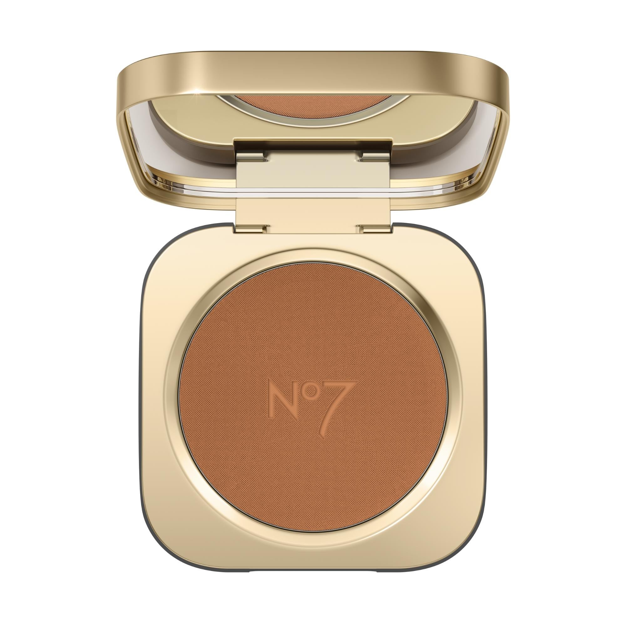 No7 Pro Artist Soft Glow Powder Bronzer | Sun-Kissed Matte | No7 UK