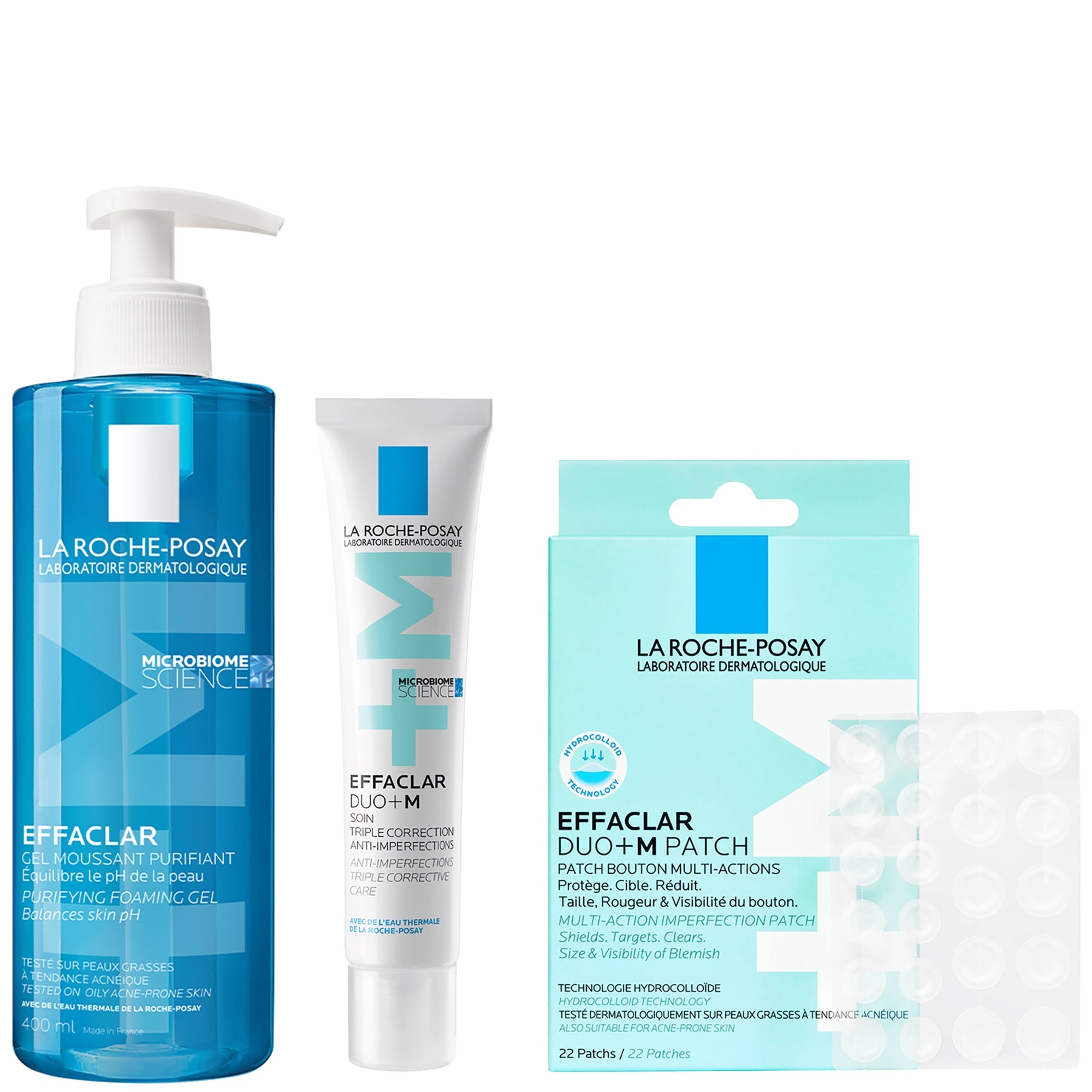 La Roche Posay Anti-Blemish Evening Routine Effaclar Cleanser ...