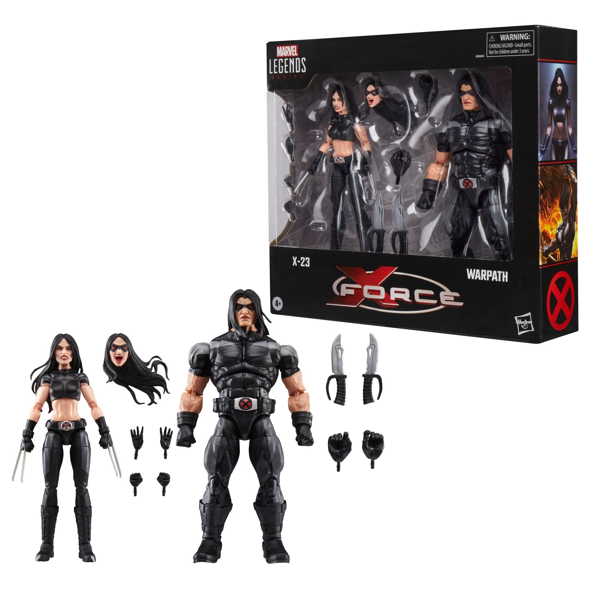 Marvel Legends Series X-Force X-23 & Warpath Two-Pack, 2 Comics ...