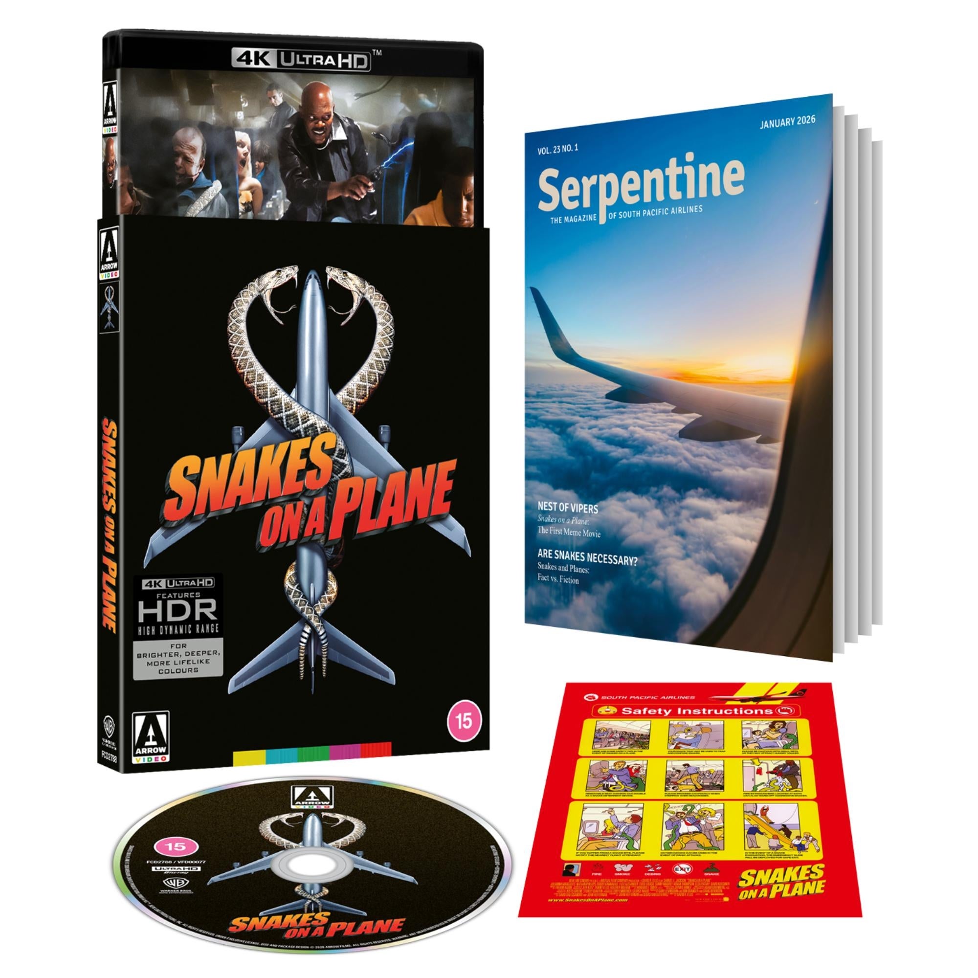 Snakes on a Plane Limited Edition 4K UHD | Arrow Films UK