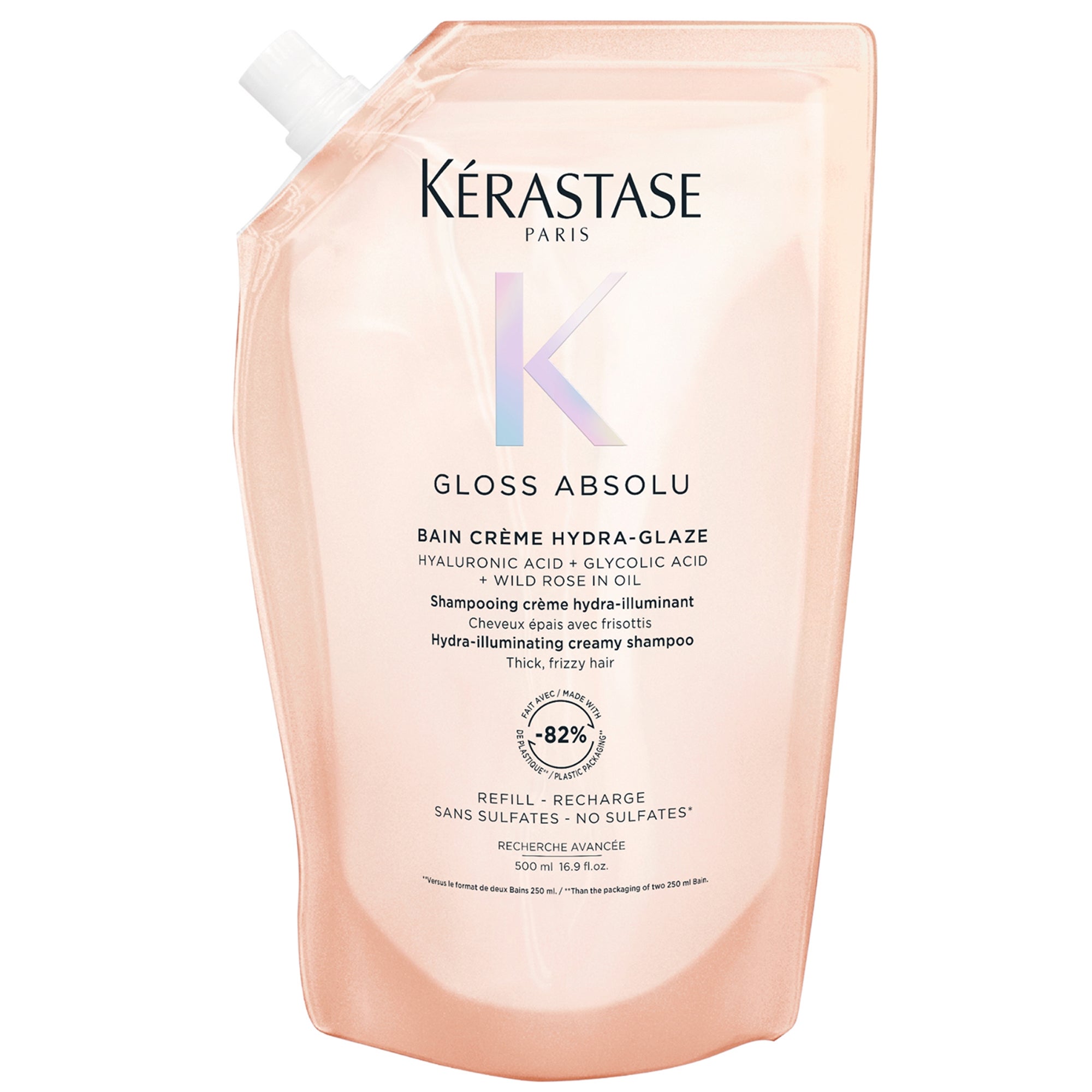 Kérastase Gloss Absolu Bain Crème Hydra-Glaze Shampoo For Thick Frizzy ...