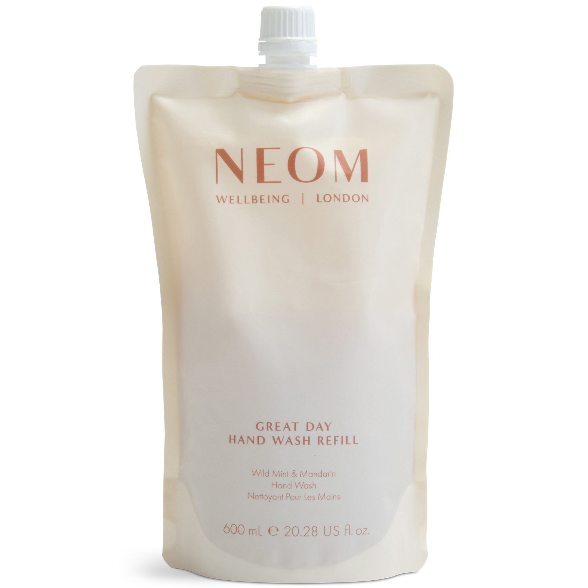 NEOM Great Day Hand Wash 600ml Refill | LOOKFANTASTIC